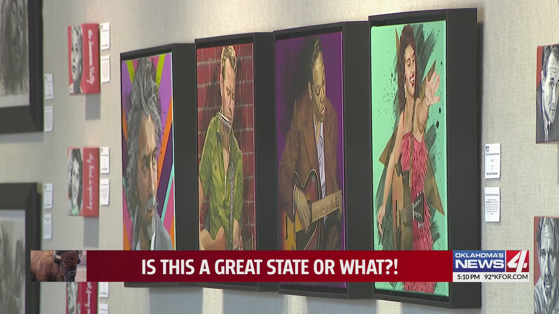 Oklahoma Musicians On the Wall: An Edmond artist paints her favorites ...