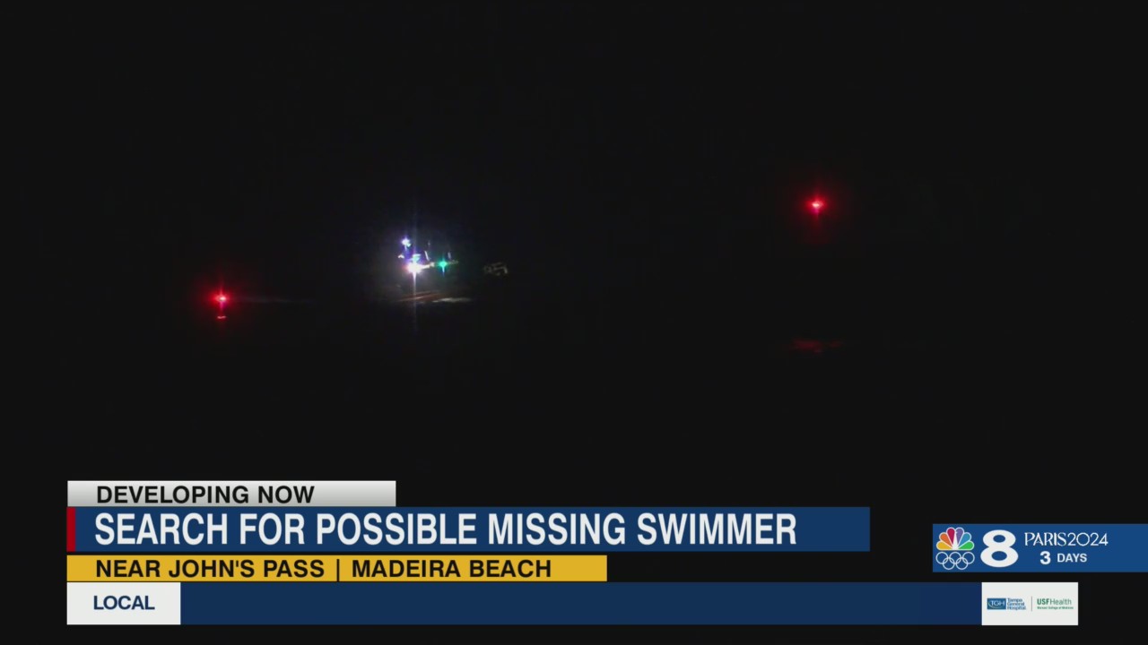 Officials searching for possible missing swimmer on Treasure Island – WFLA