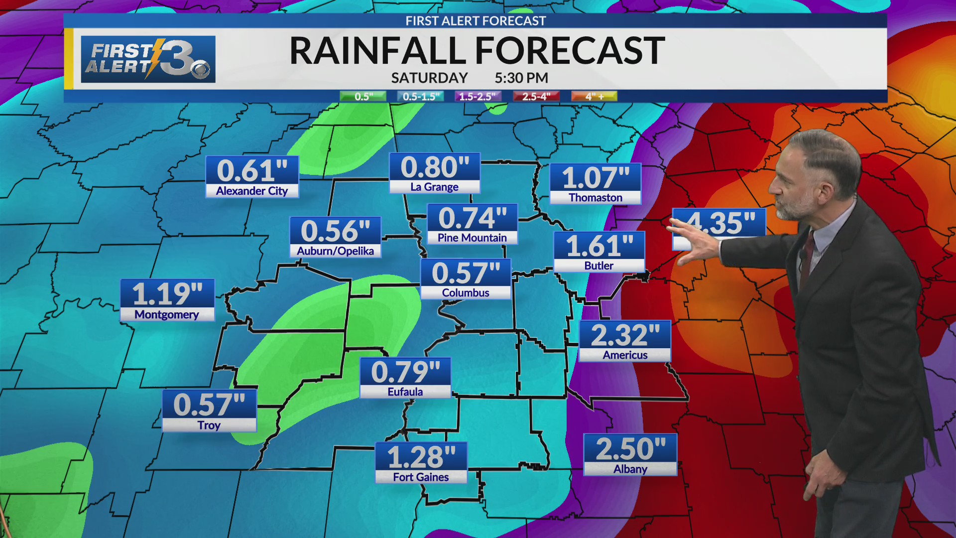 Bob 5:45 Weather Update – WRBL