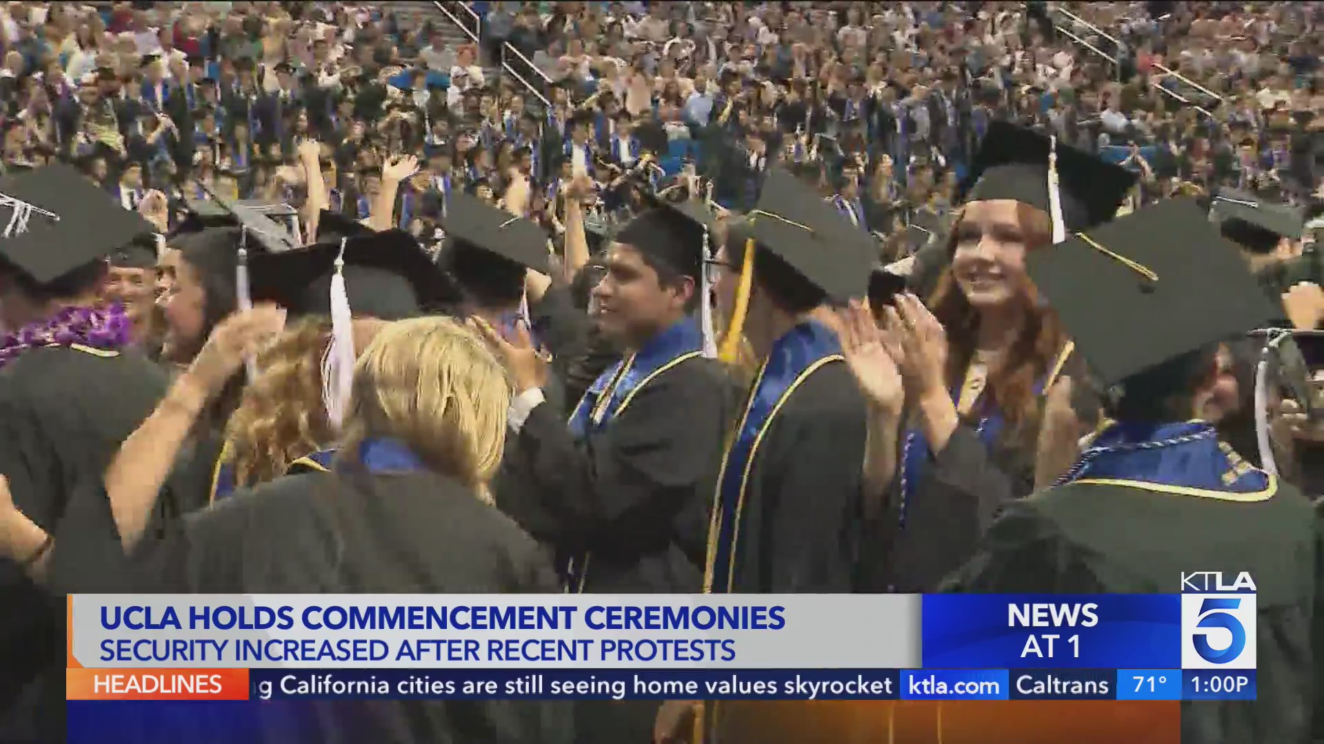 UCLA graduations go smoothly with increased security presence – KTLA