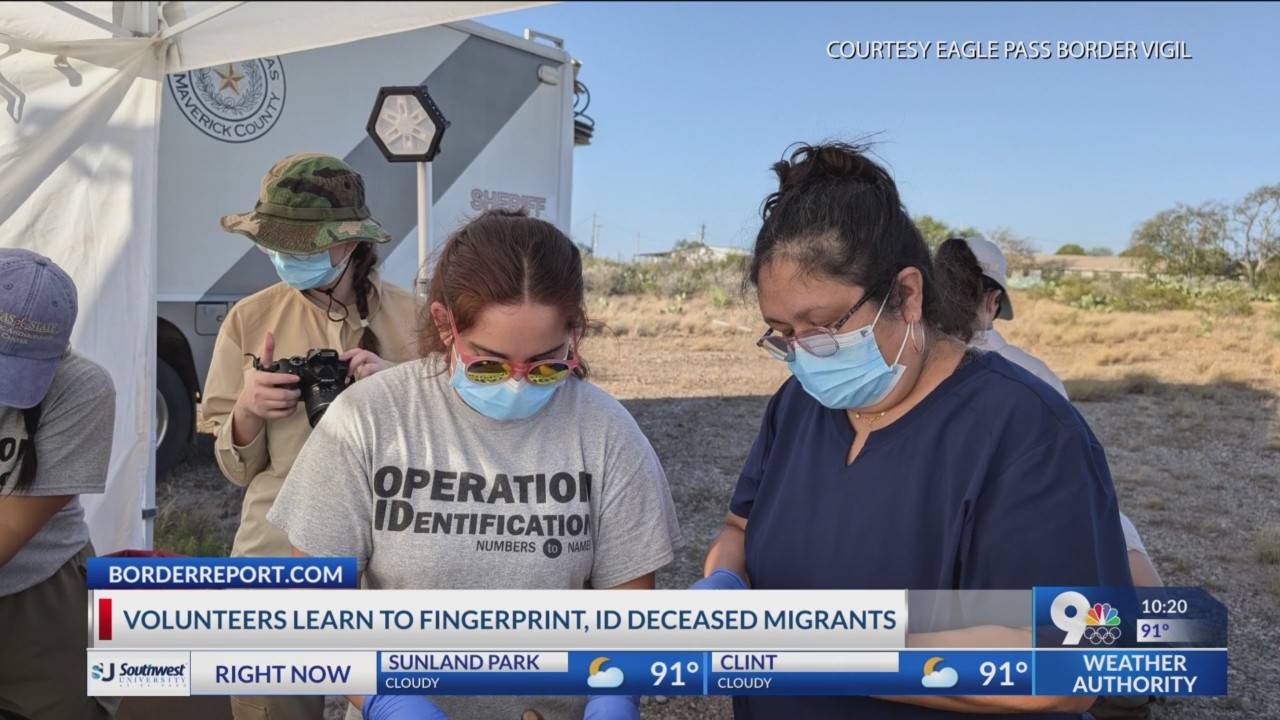 Volunteers learn to fingerprint, ID deceased migrants – BorderReport