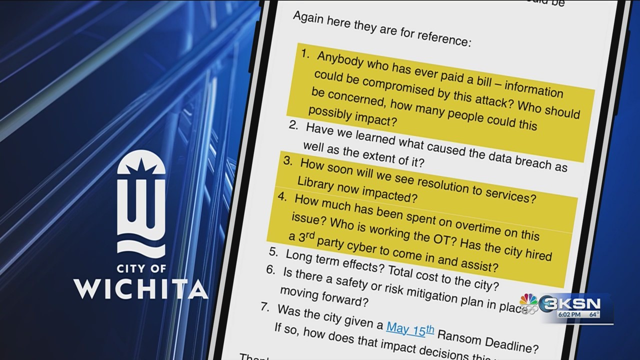 Concern grows over possible private information leak, Wichita IT department working overtime ...