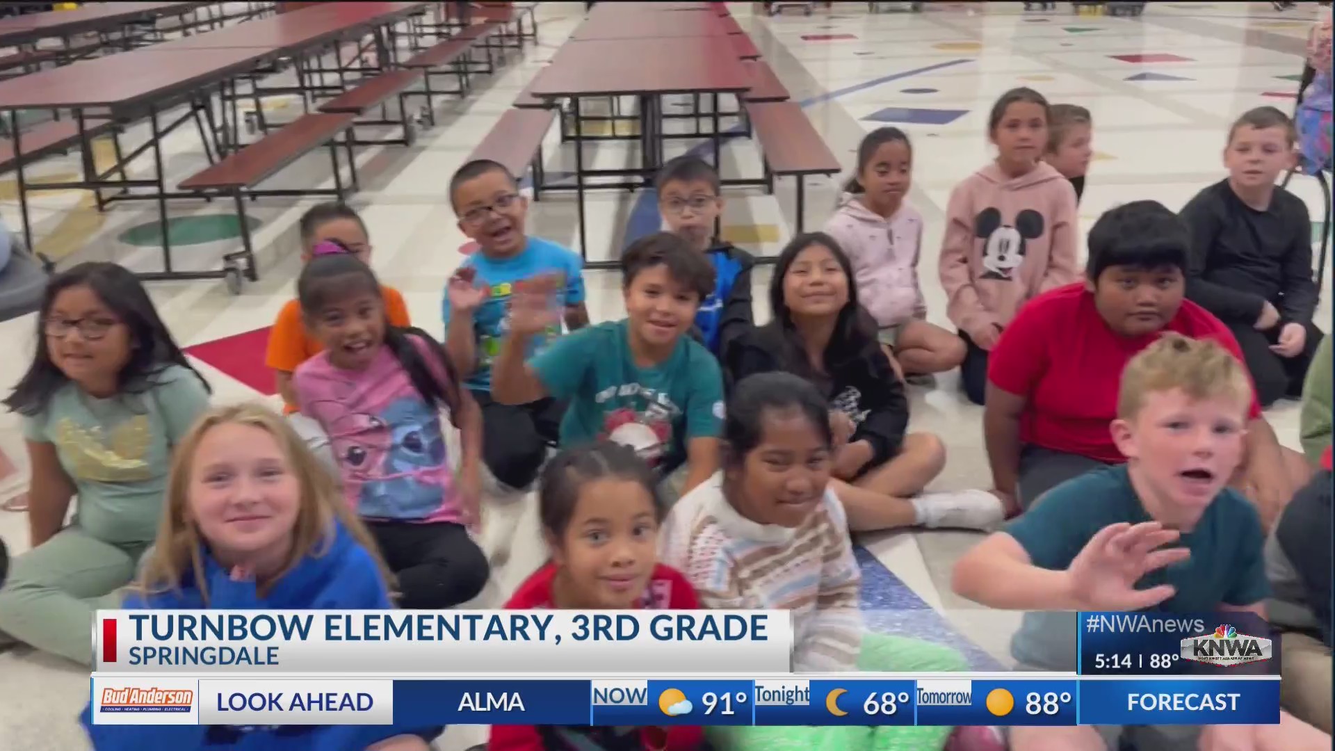 Turnbow Elementary 3rd Grade Weather Talk Knwa Fox24