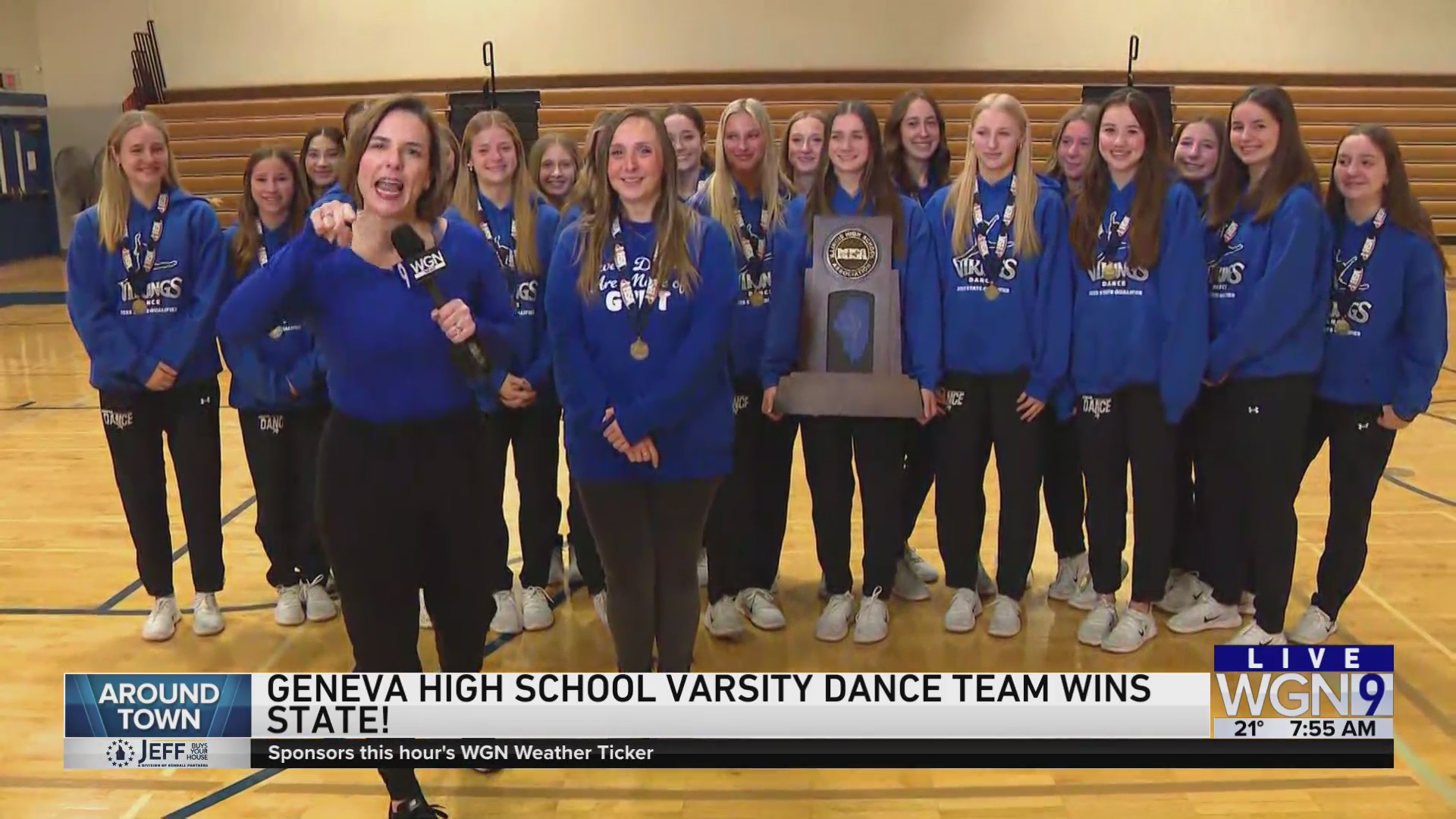 Around Town – Geneva High School Varsity Dance Team – WGN-TV