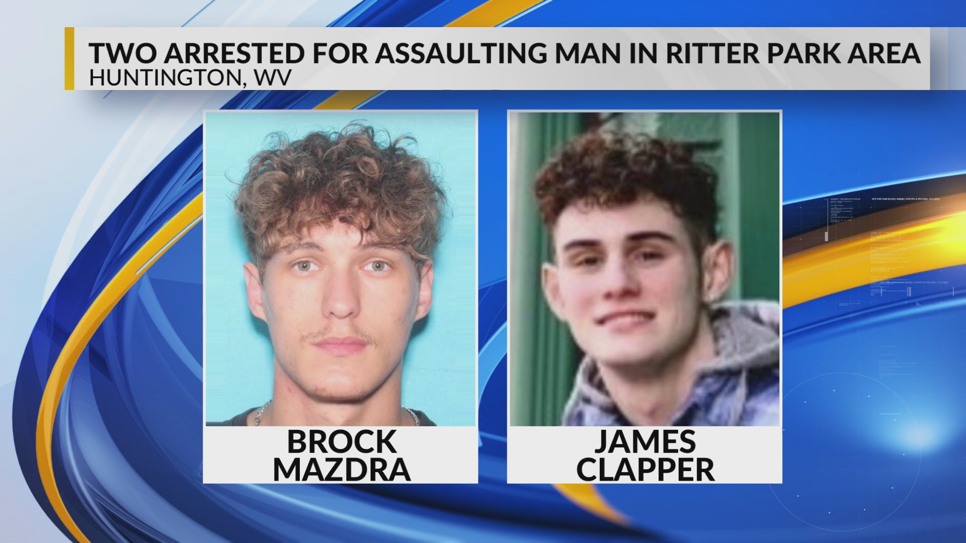 Two arrested for assaulting man in Ritter Park area – WOWK 13 News
