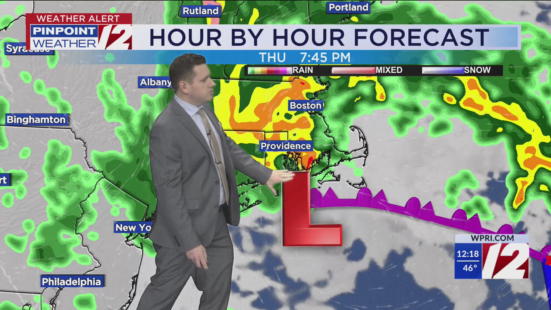 WPRI 12 Weather Forecast 5/22/25: Heavy Rain, Gusty Winds Today; Slow ...