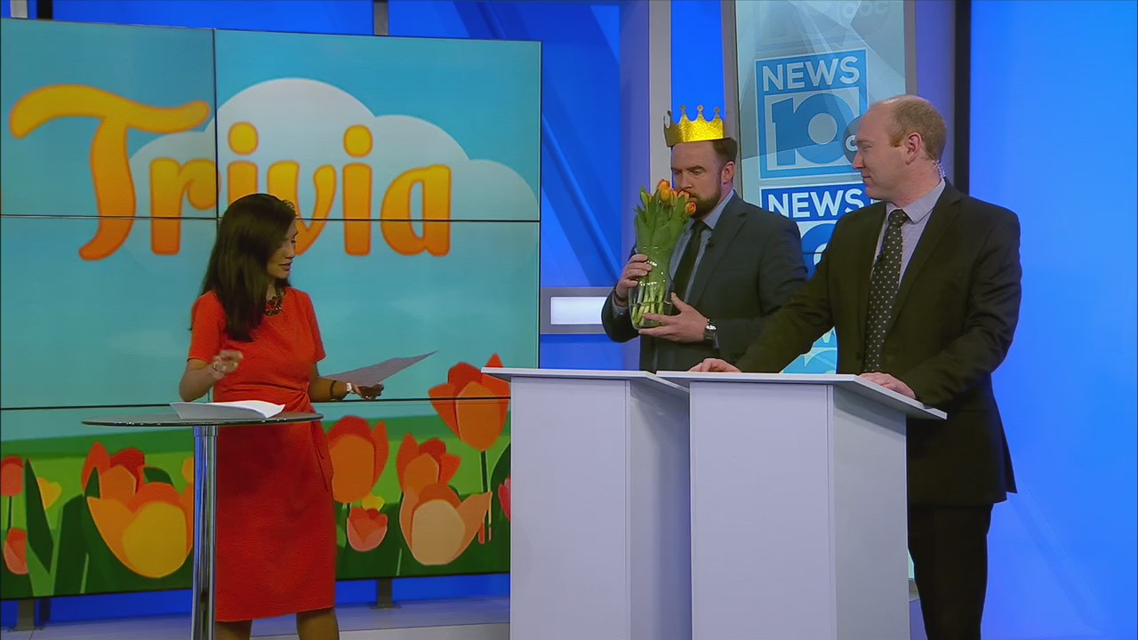 Tulip Trivia with Trishna, Rob and K.C.: The Winner – NEWS10 ABC