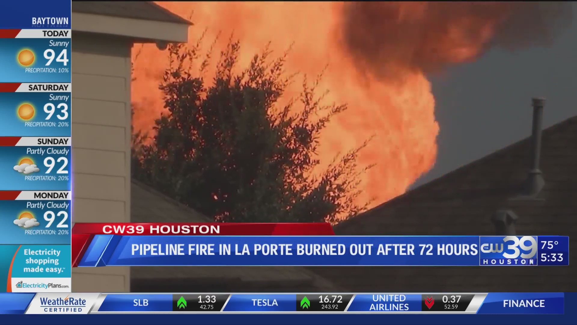 A fire that burned for 4 days after Texas pipeline explosion has ...