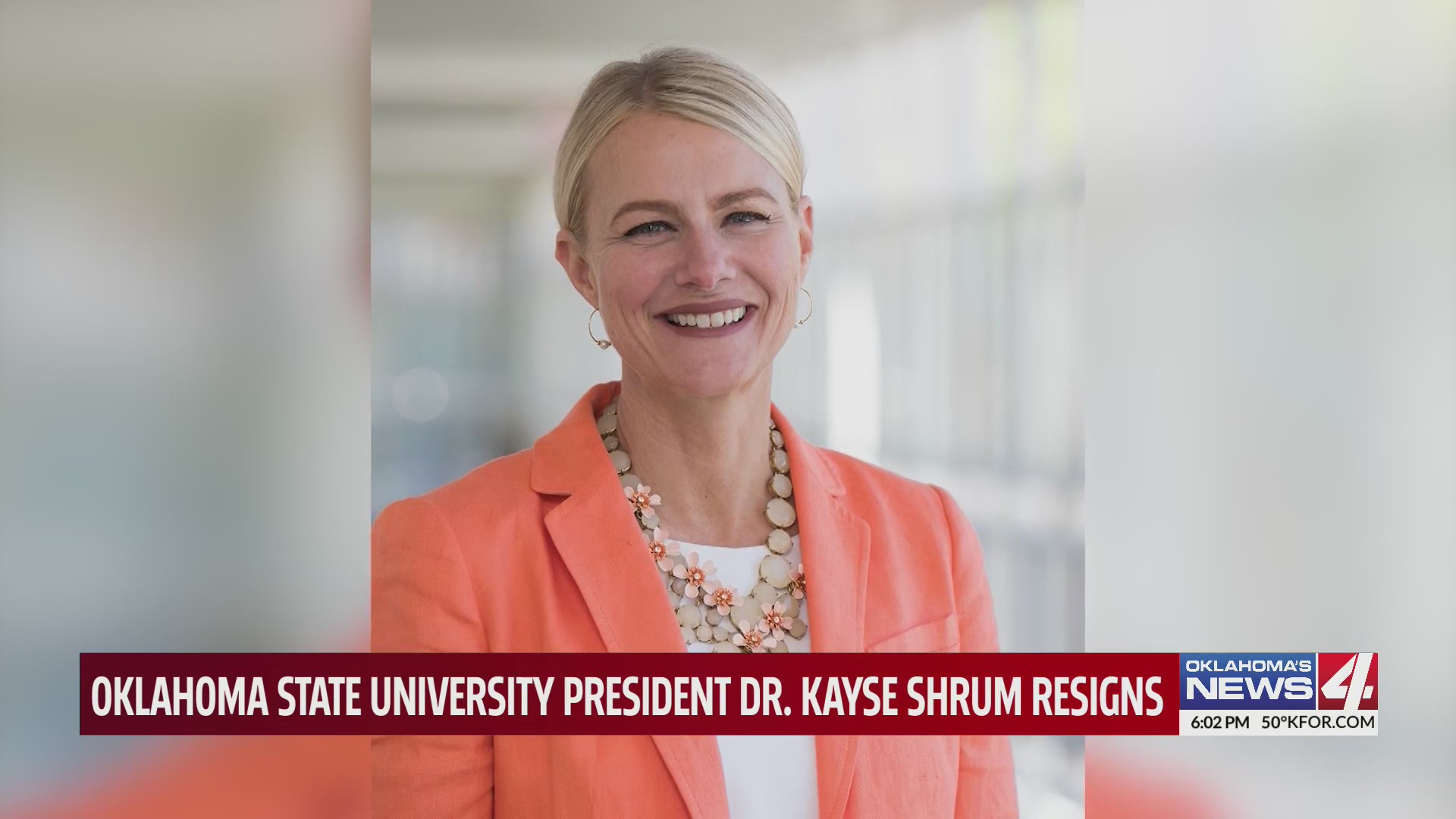 Oklahoma State University President Dr. Kayse Shrum resigns – KFOR.com ...