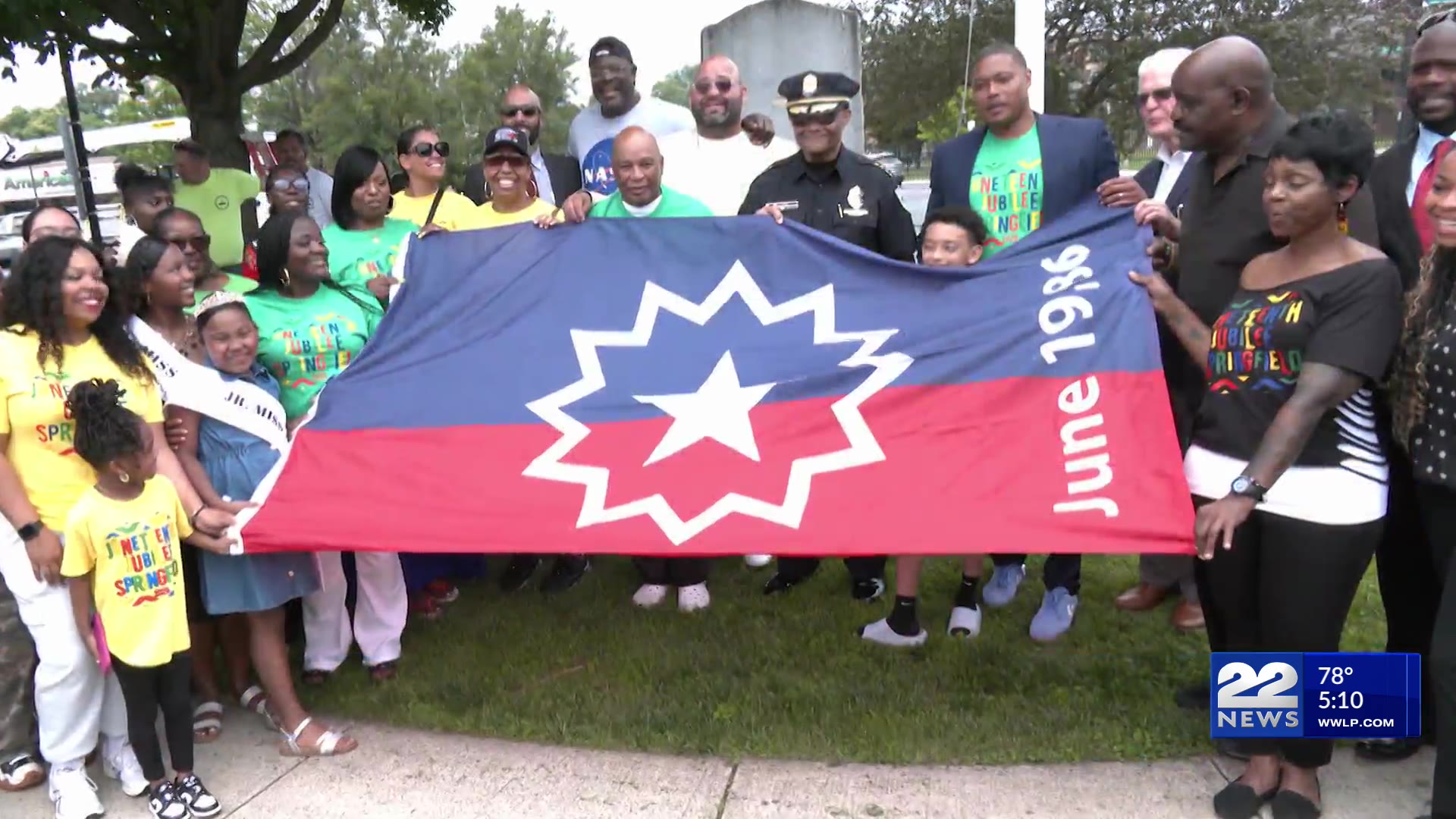 Springfield Juneteenth Jubilee Committee hosts flag raising ceremony – WWLP