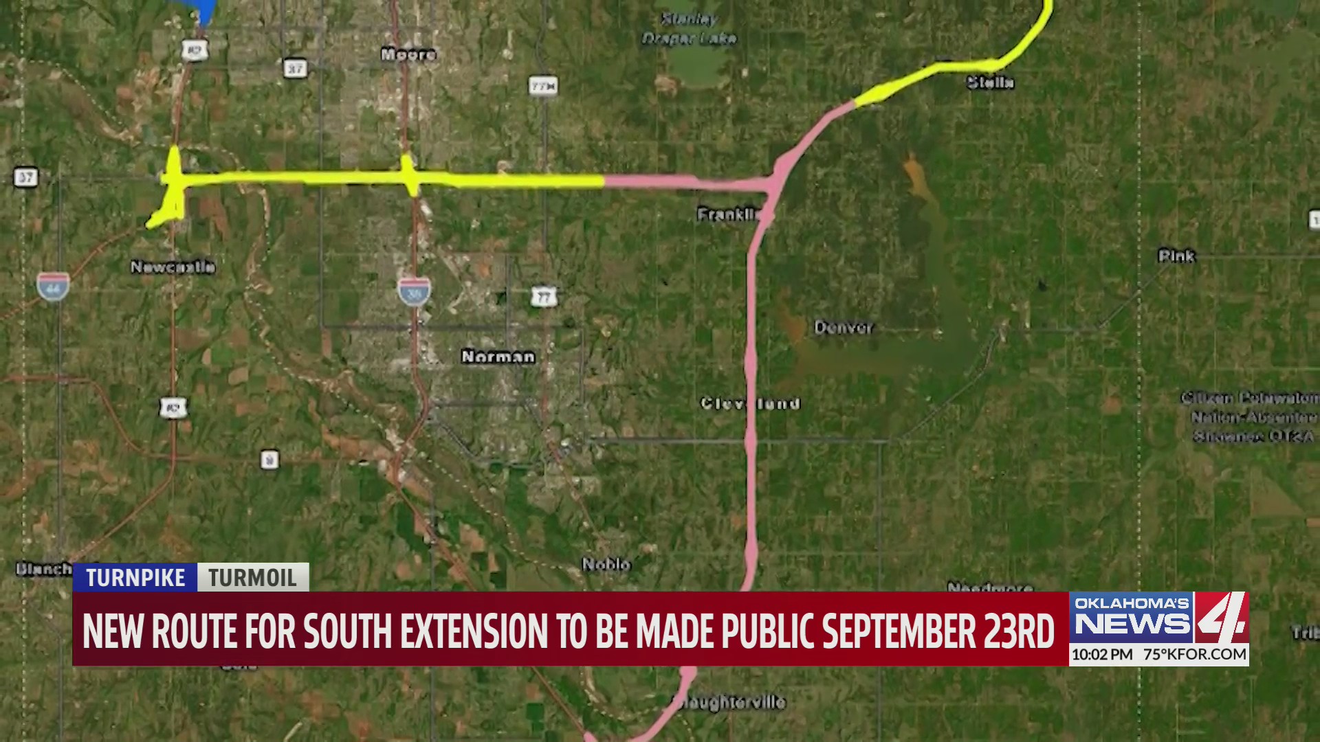 New route for South extension to be made public September 23rd – KFOR ...