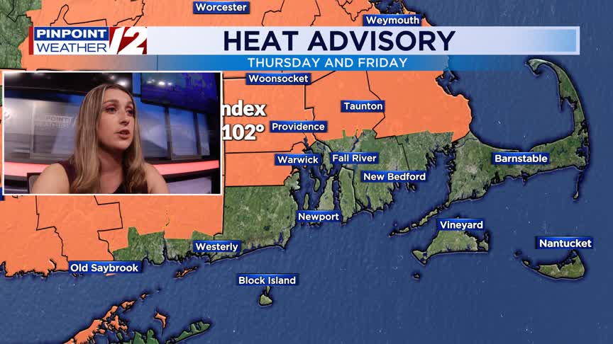 WPRI 12 Weather Now 7/23/25: Nice Evening; Warmer and More Humid ...