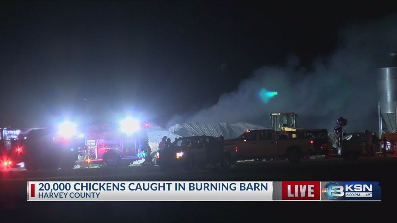 Newton Fire/EMS: Propane explosion caused fire at barn that housed 20k ...