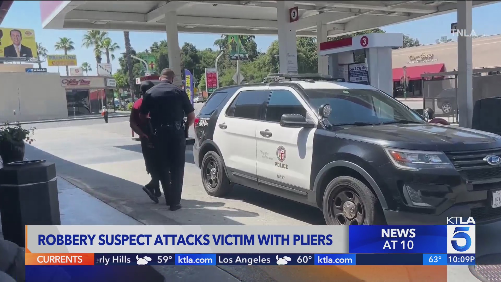 Robbery suspect attack Metro passenger with pliers – KTLA