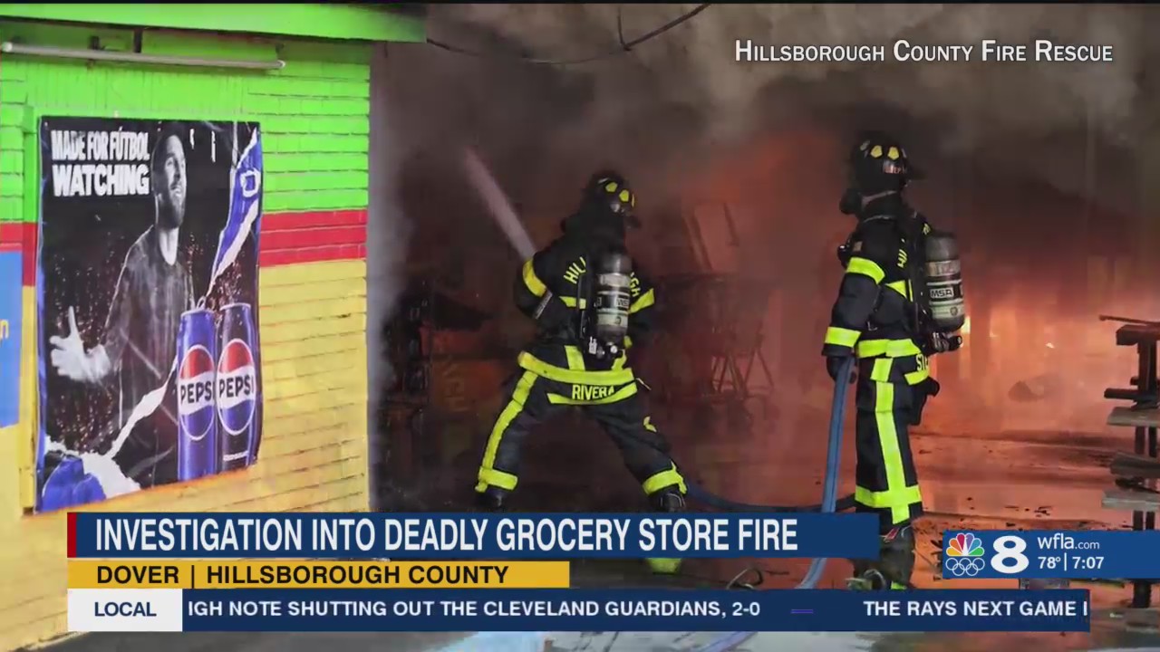 Crews monitoring deadly Dover grocery store fire, family unsure of ...