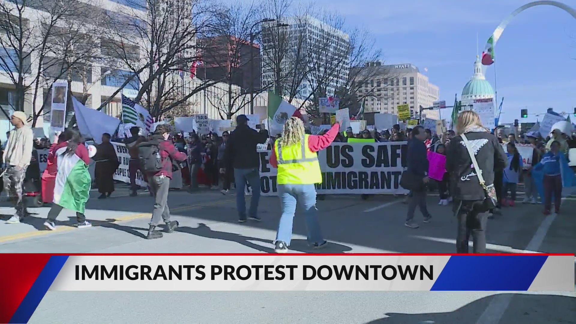 Thousands protest in St. Louis over federal immigration policies – FOX 2