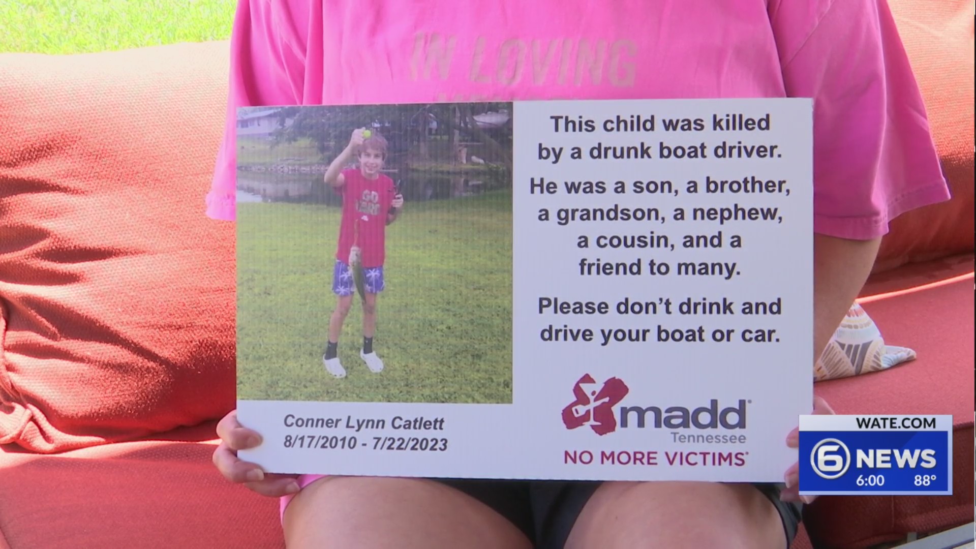 Mother of BUI victim speaks out against drunk boating – WATE 6 On Your Side