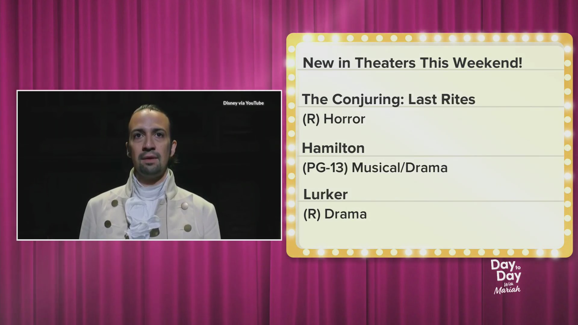 New in Theaters This Weekend | September 4, 2025 | Day to Day with ...