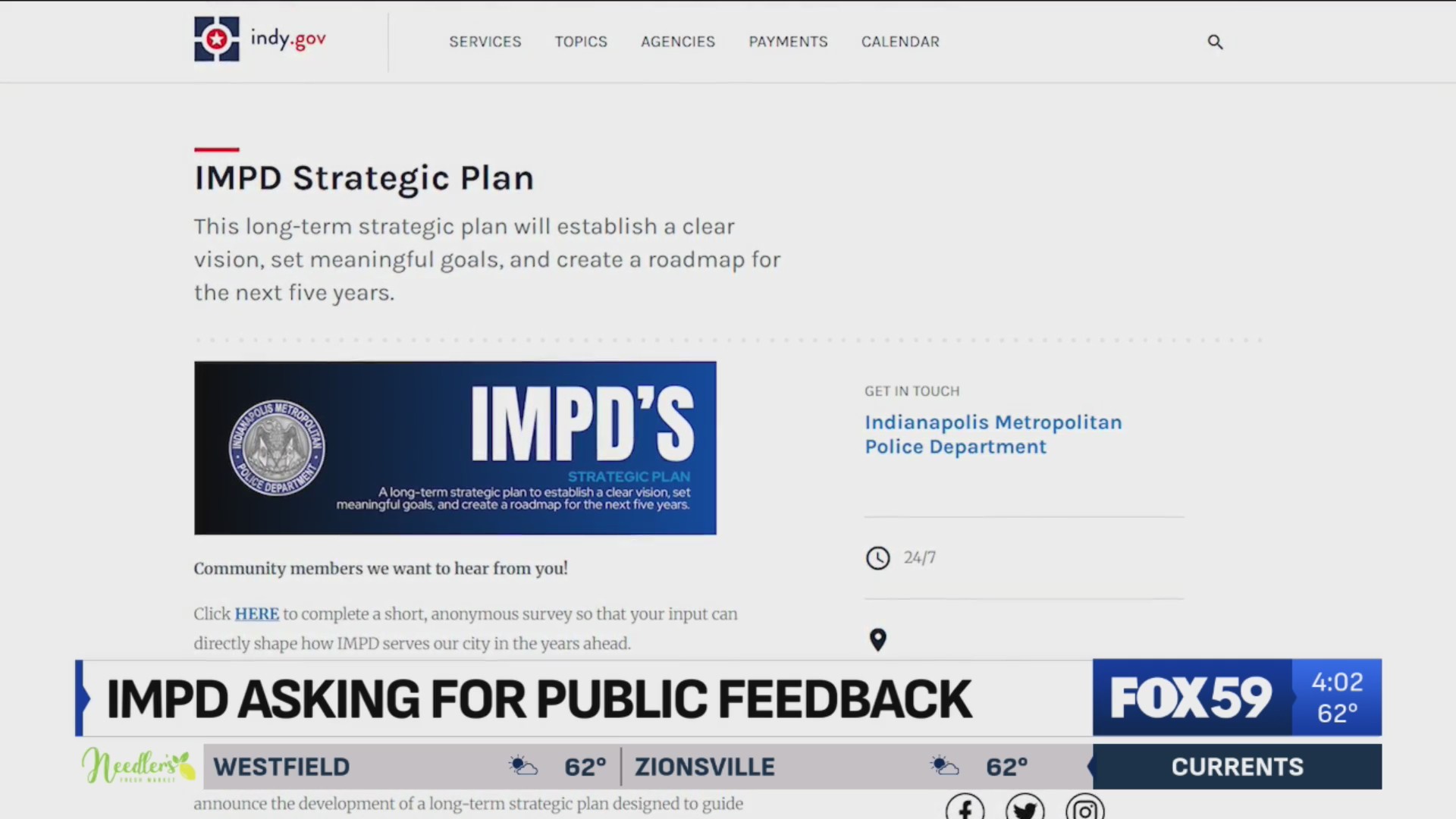 IMPD seeks input from public and officers on long-term strategic plan ...
