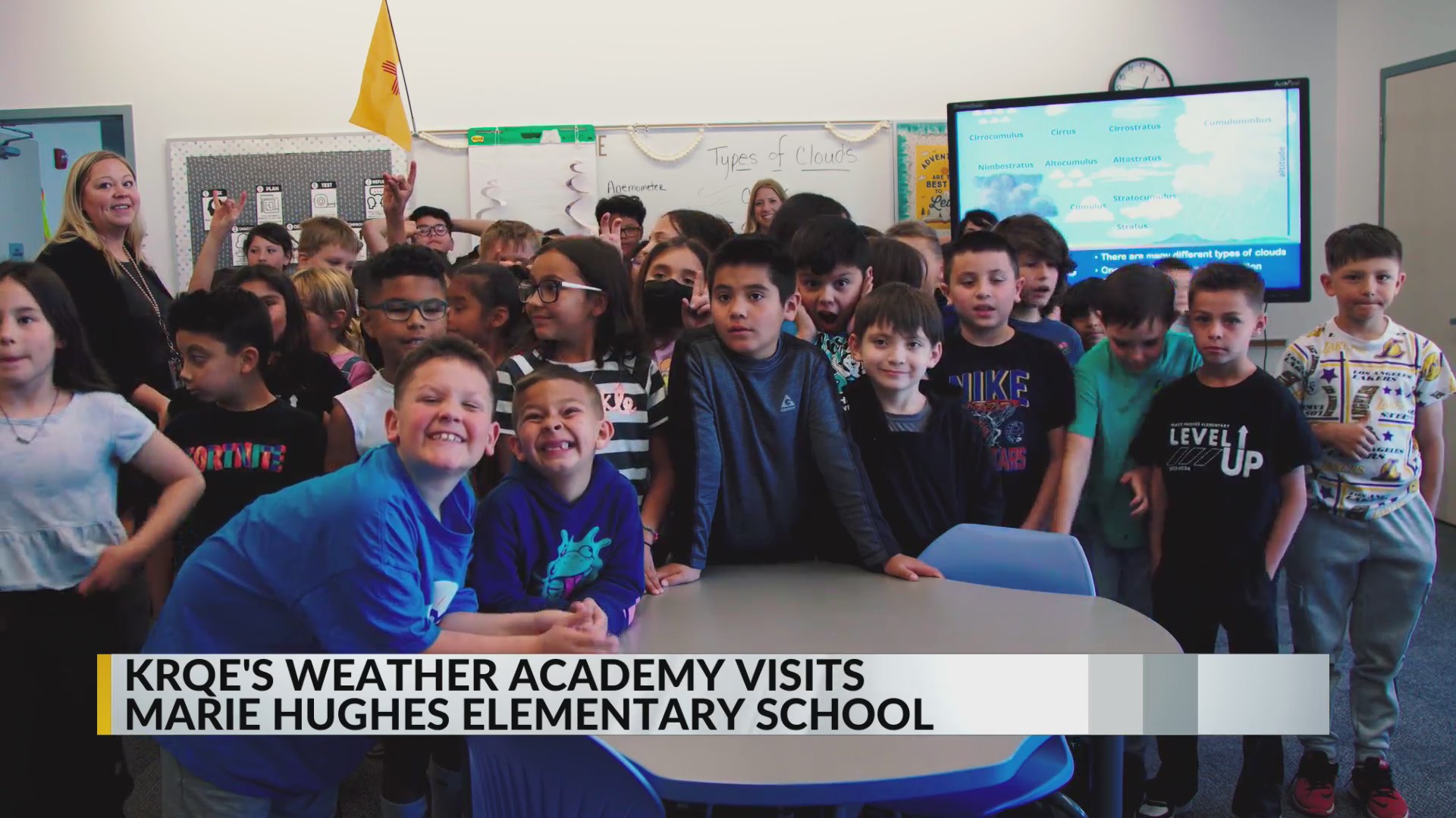 KRQE Weather Academy visits Marie Hughes Elementary School – KRQE NEWS ...