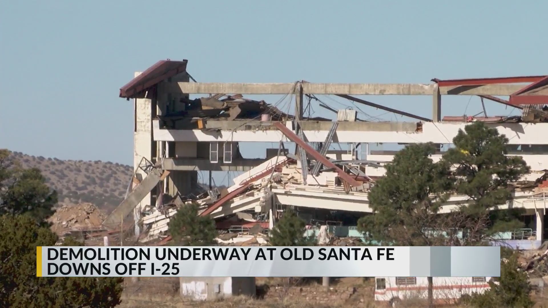 Santa Fe Downs teardown makes way for possibilities – KRQE NEWS 13 ...