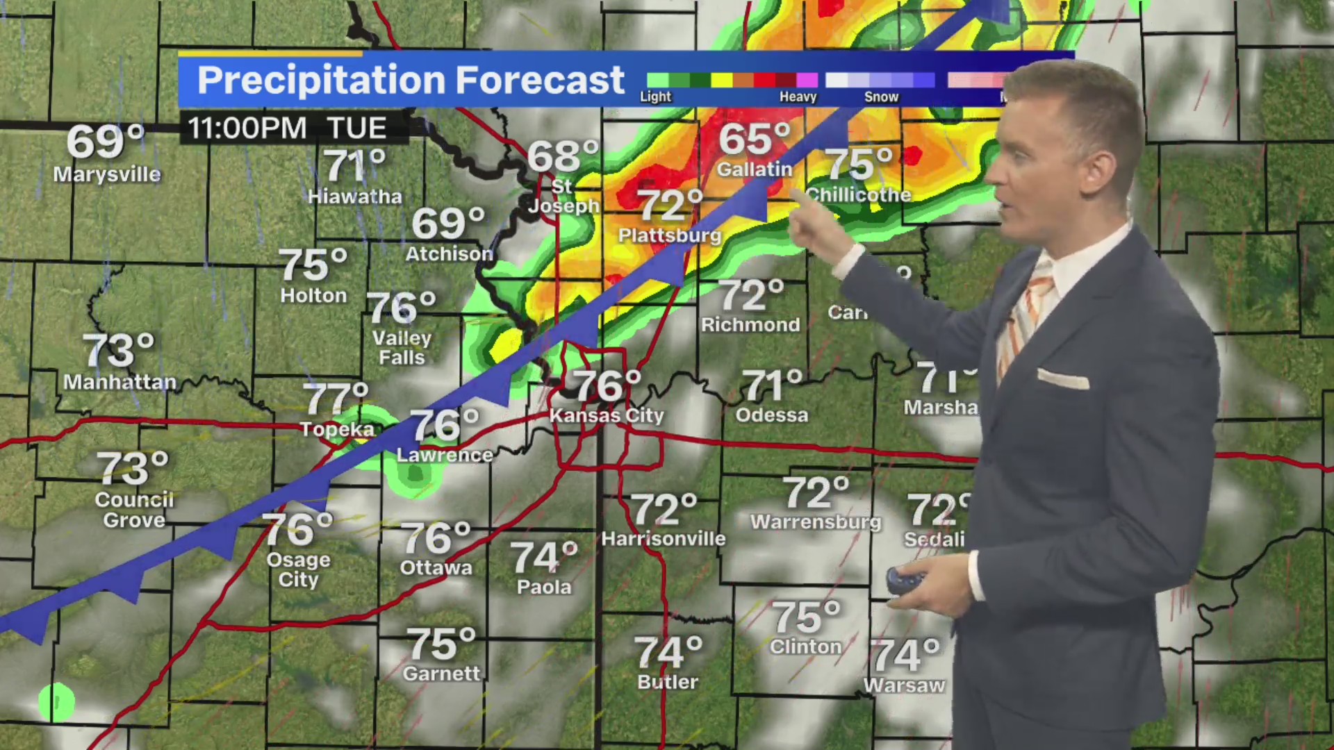 Monday afternoon forecast – FOX 4 Kansas City WDAF-TV | News, Weather ...