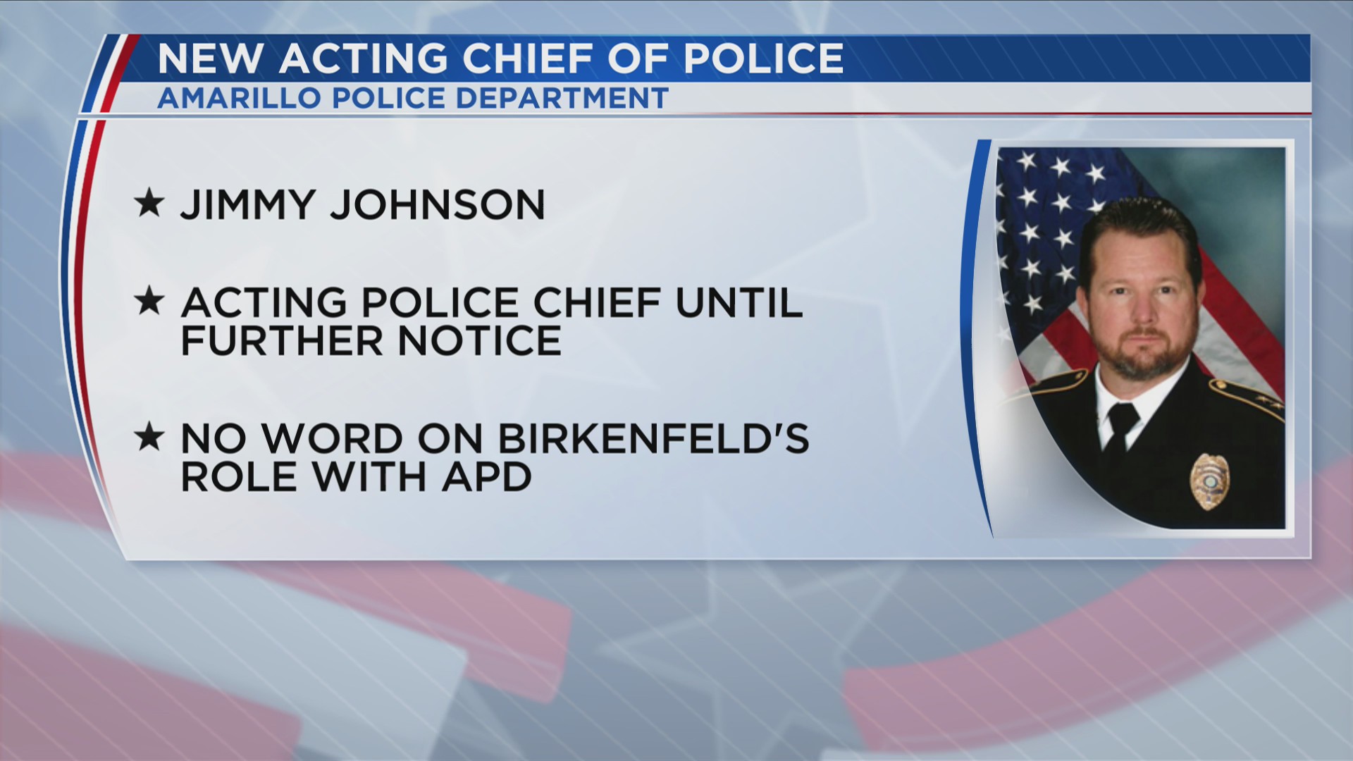 Amarillo Police Department Assistant Chief now serving as Acting Chief ...