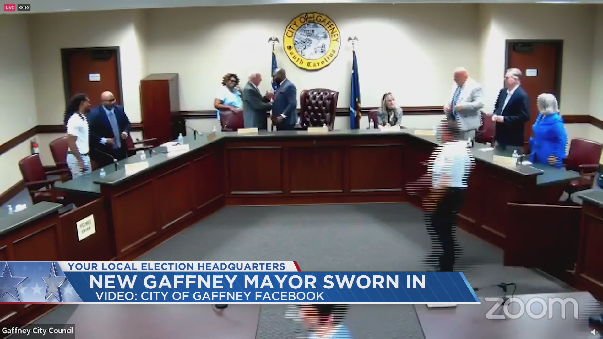 Gaffney’s new mayor sworn in Friday – WSPA 7NEWS