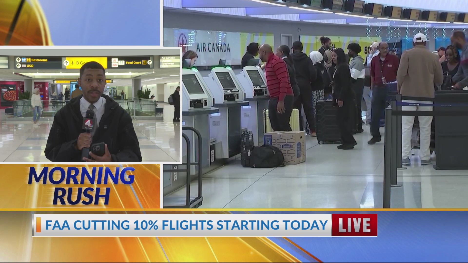 Delays expected as FAA cuts 10% flights Friday morning – NBC4 WCMH-TV