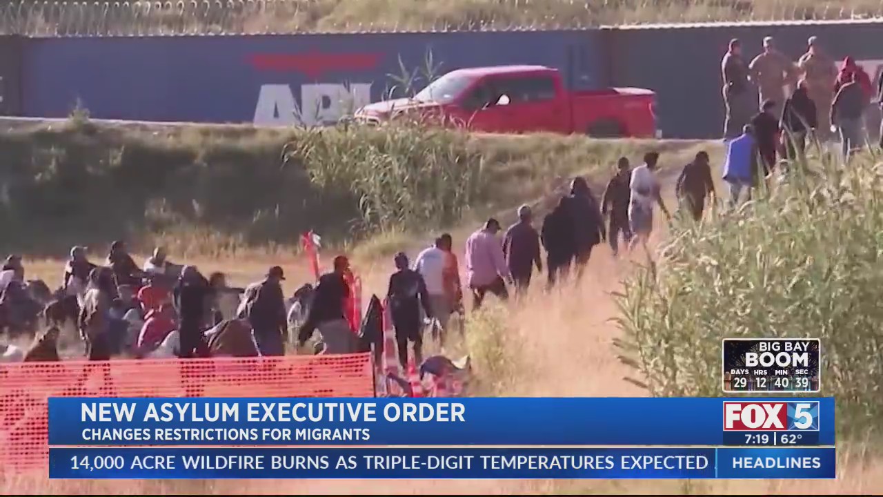New Asylum Executive Order Changes Restrictions for Migrants – FOX 5 ...