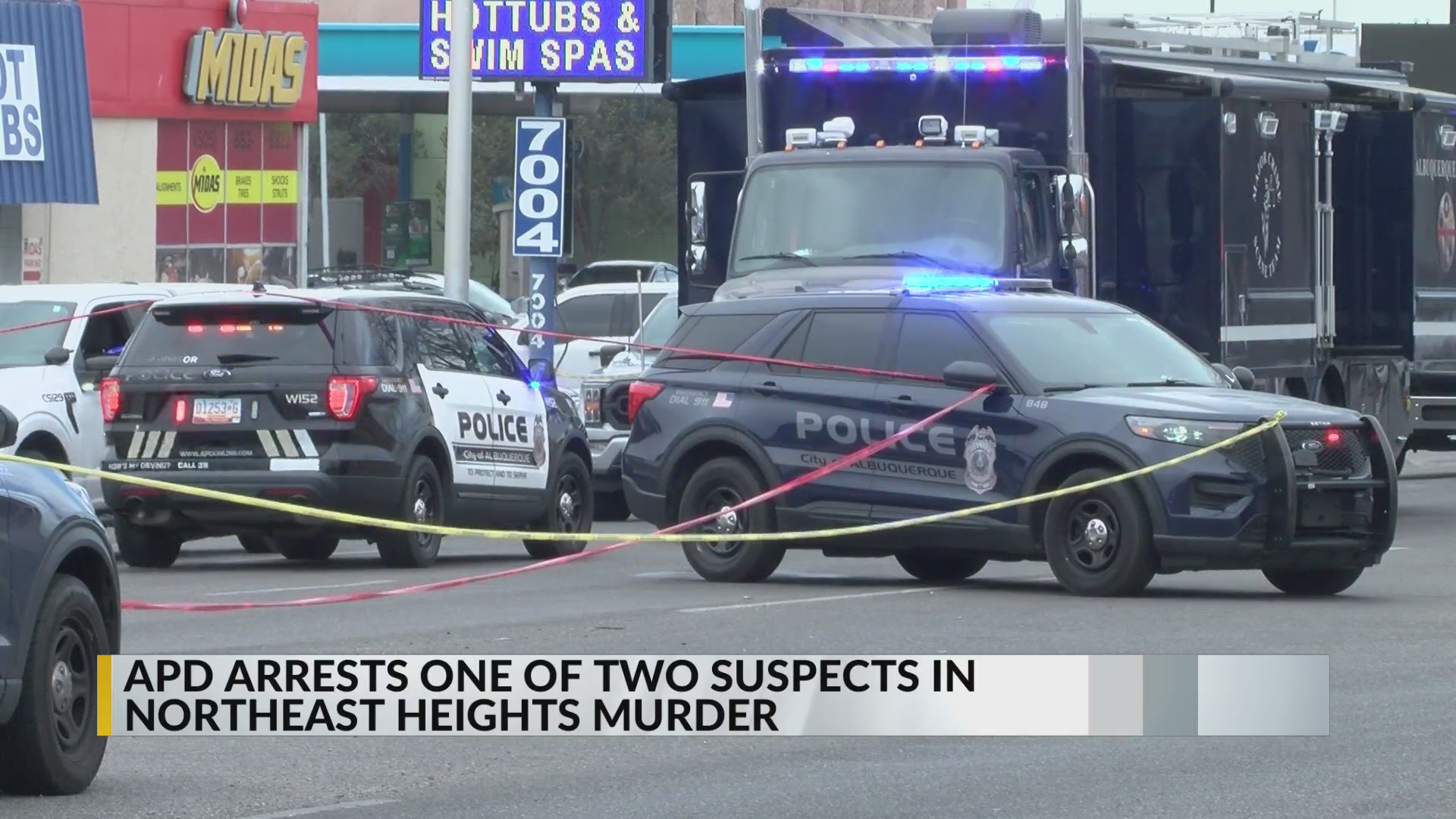 Albuquerque police arrest one murder suspect, searching for a second – KRQE NEWS 13 – Breaking ...