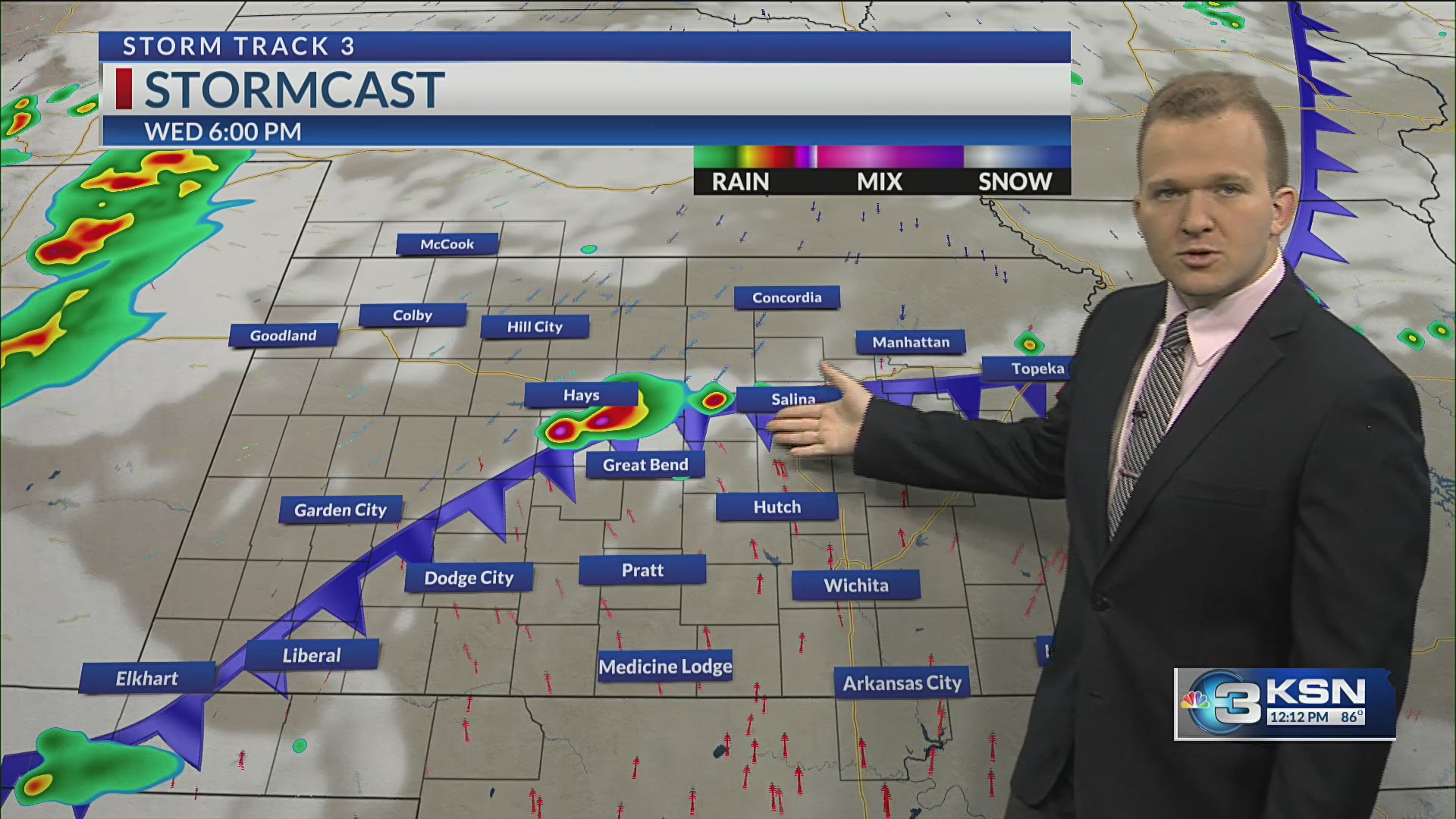 Storm Track 3 Forecast: A cold front approaches and brings storms this ...