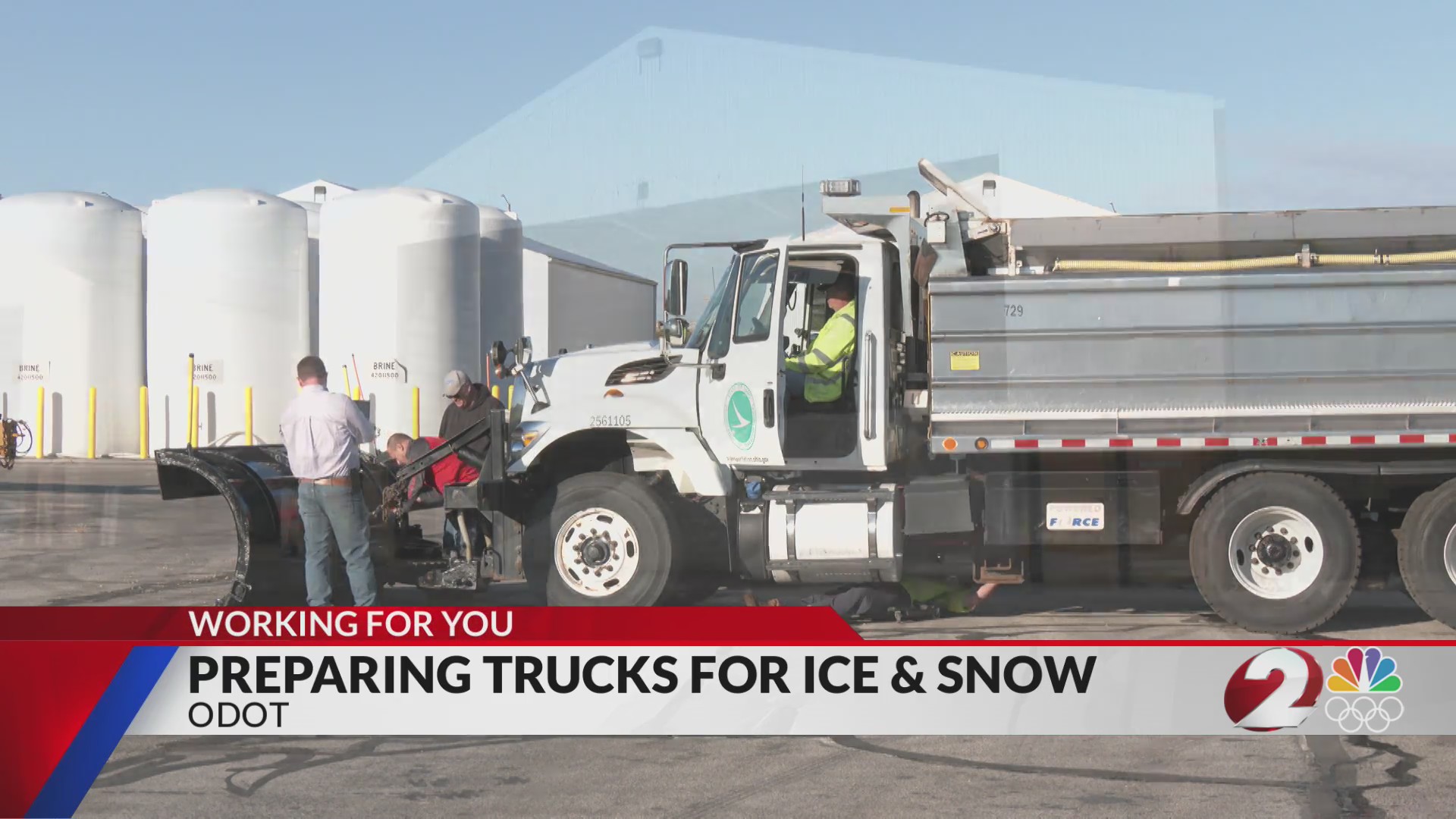 Transportation departments preparing trucks to deal with snow and ice ...