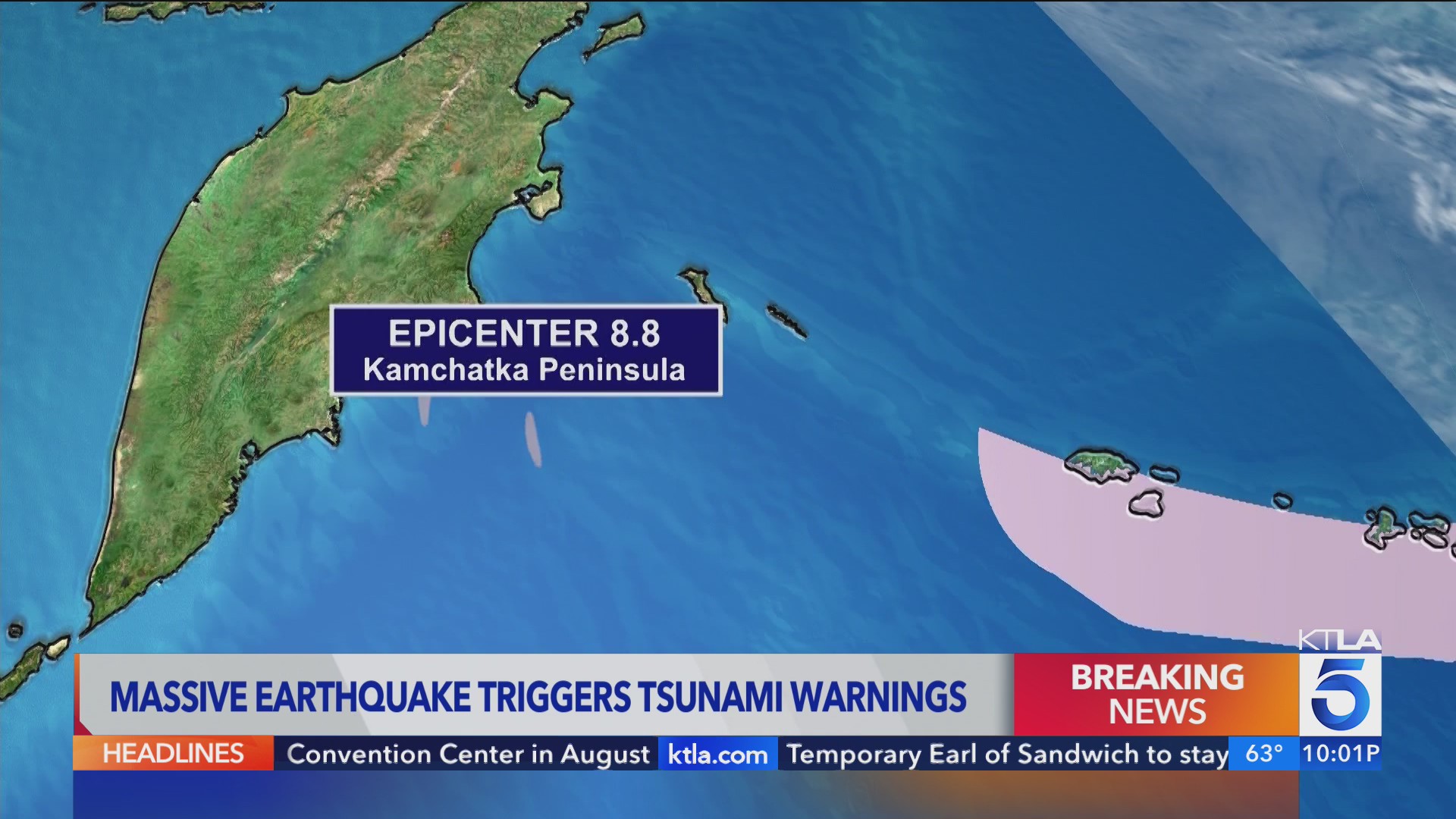 Massive earthquake triggers tsunami warnings in California – KTLA