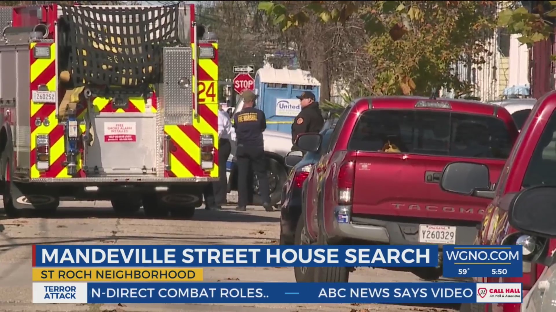 Mandeville Street house fire, possible terrorism connection – WGNO