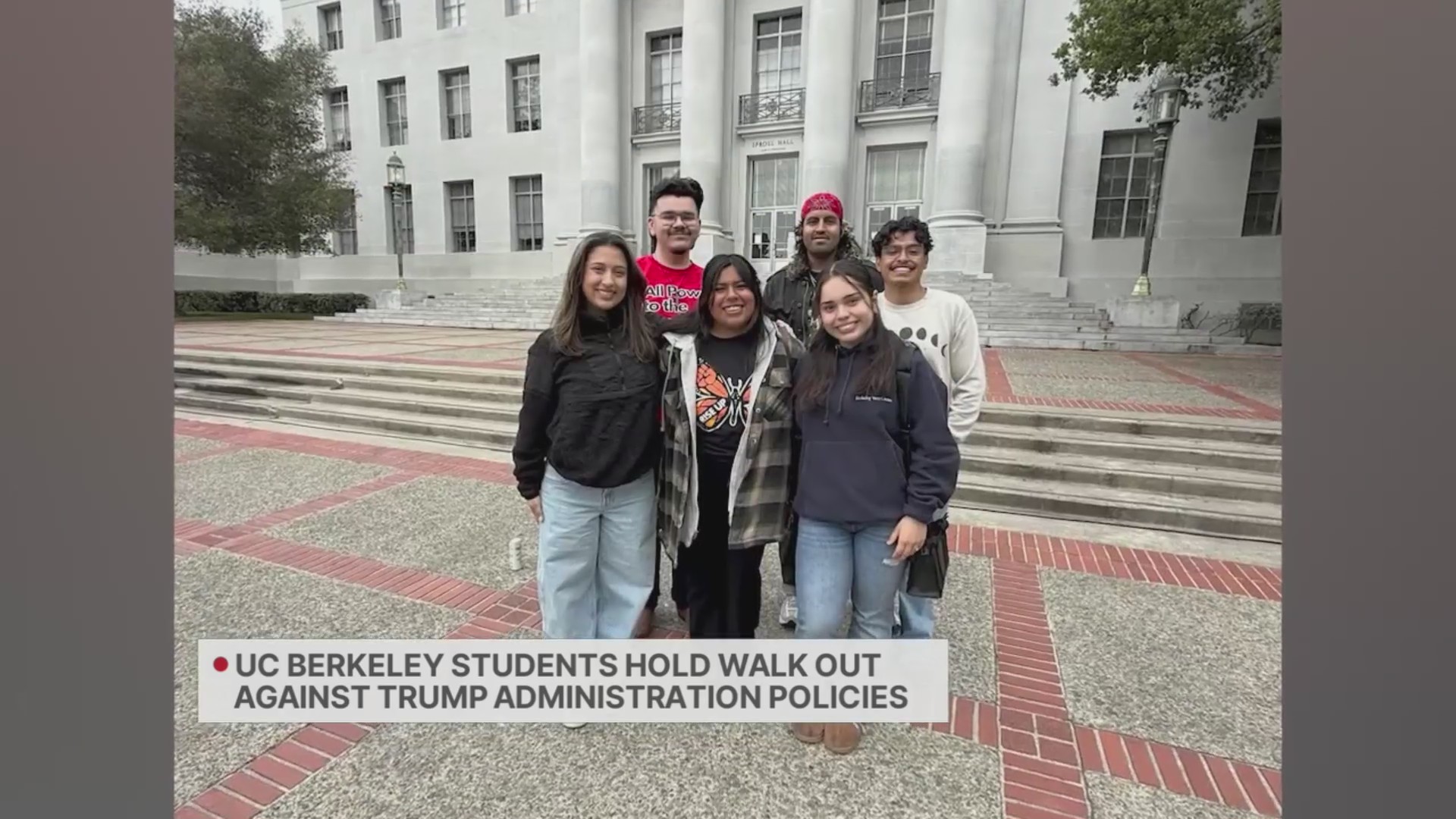 UC Berkeley students stage walkout against Trump administration ...