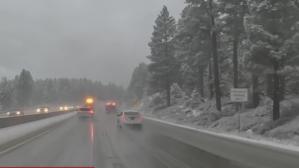 Snow and accidents that lead to shutdown of the freeway – FOX40 News