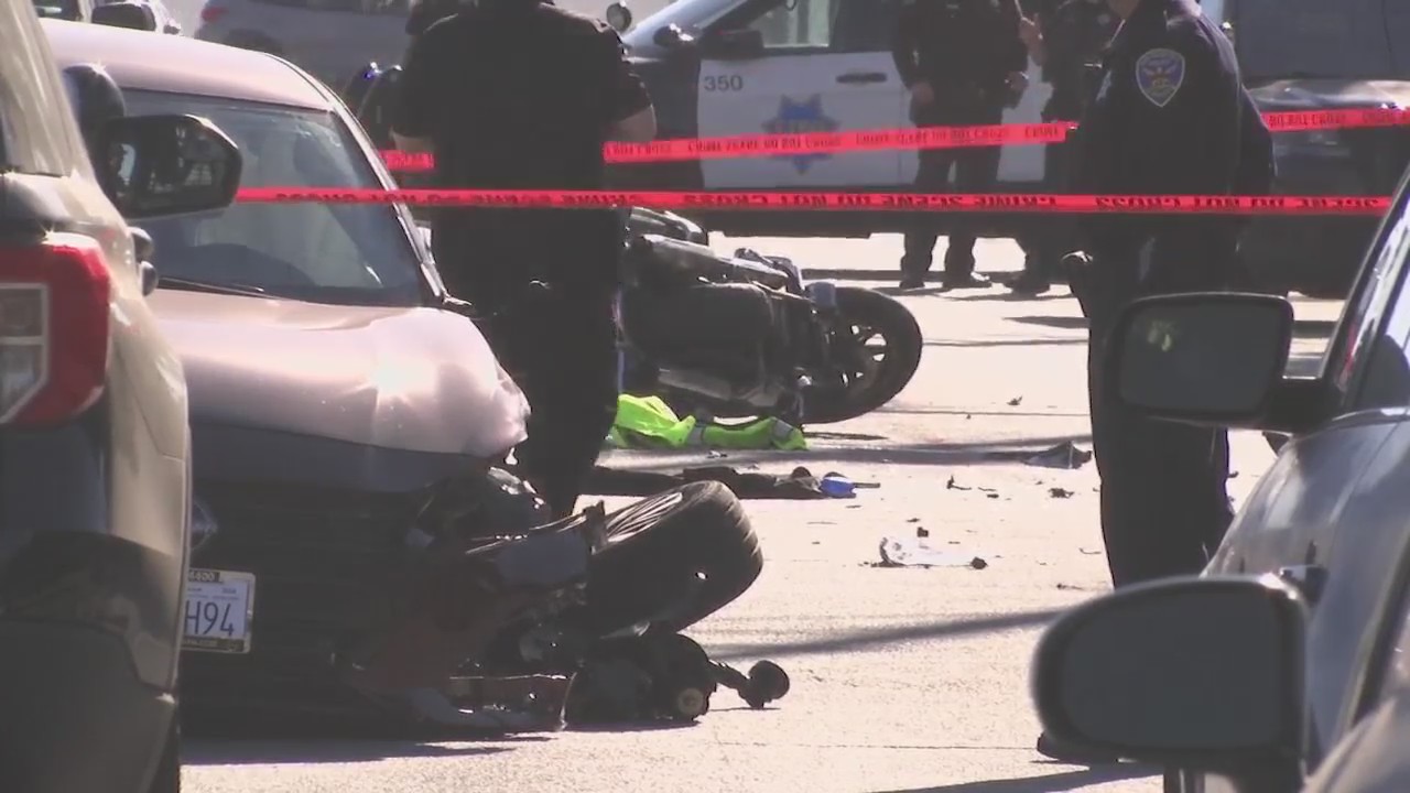 Two SFPD officers in hospital after being hit by car – KRON4