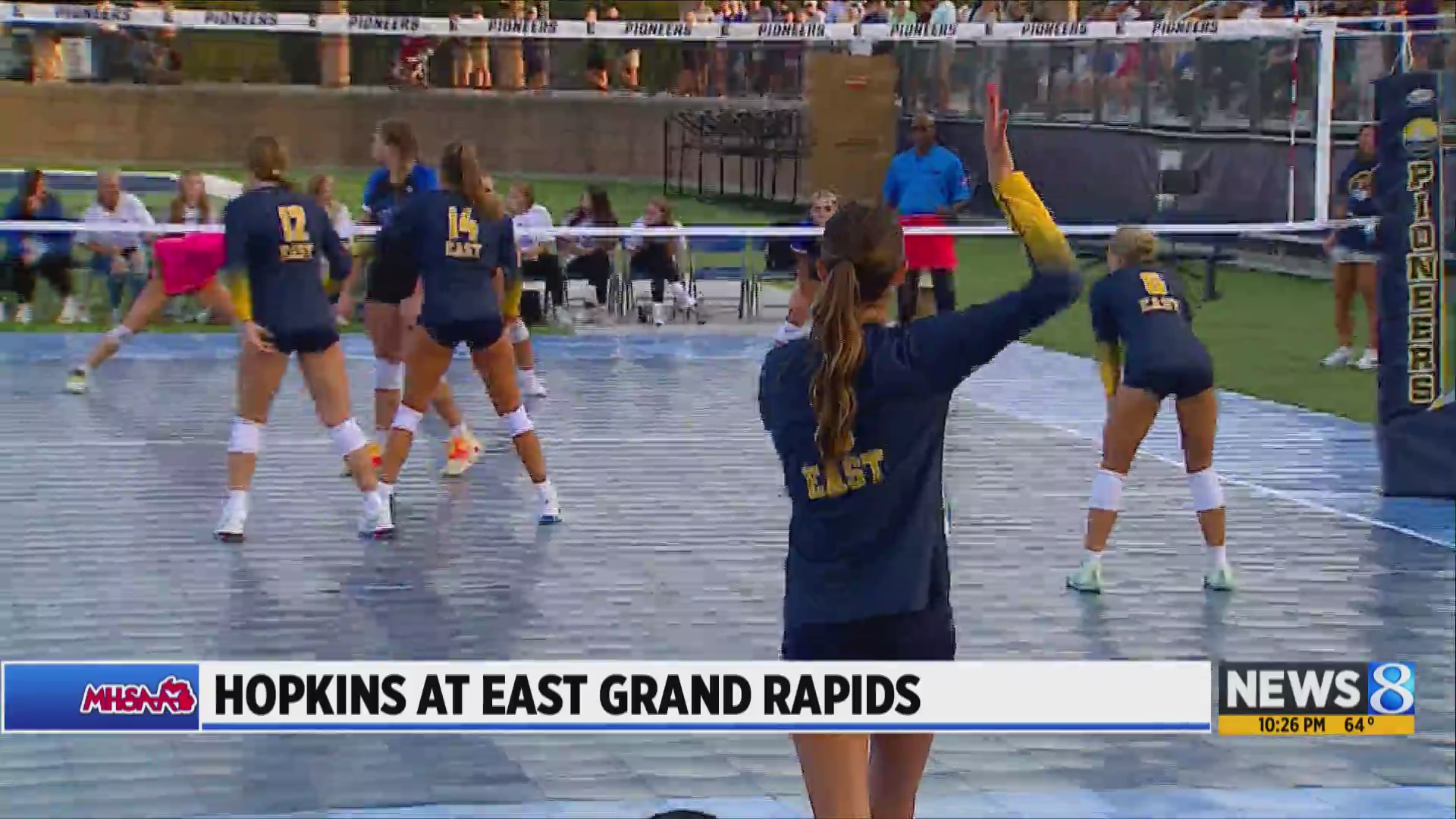 East Grand Rapids takes on Hopkins volleyball at Rally on Reeds – WGN-TV