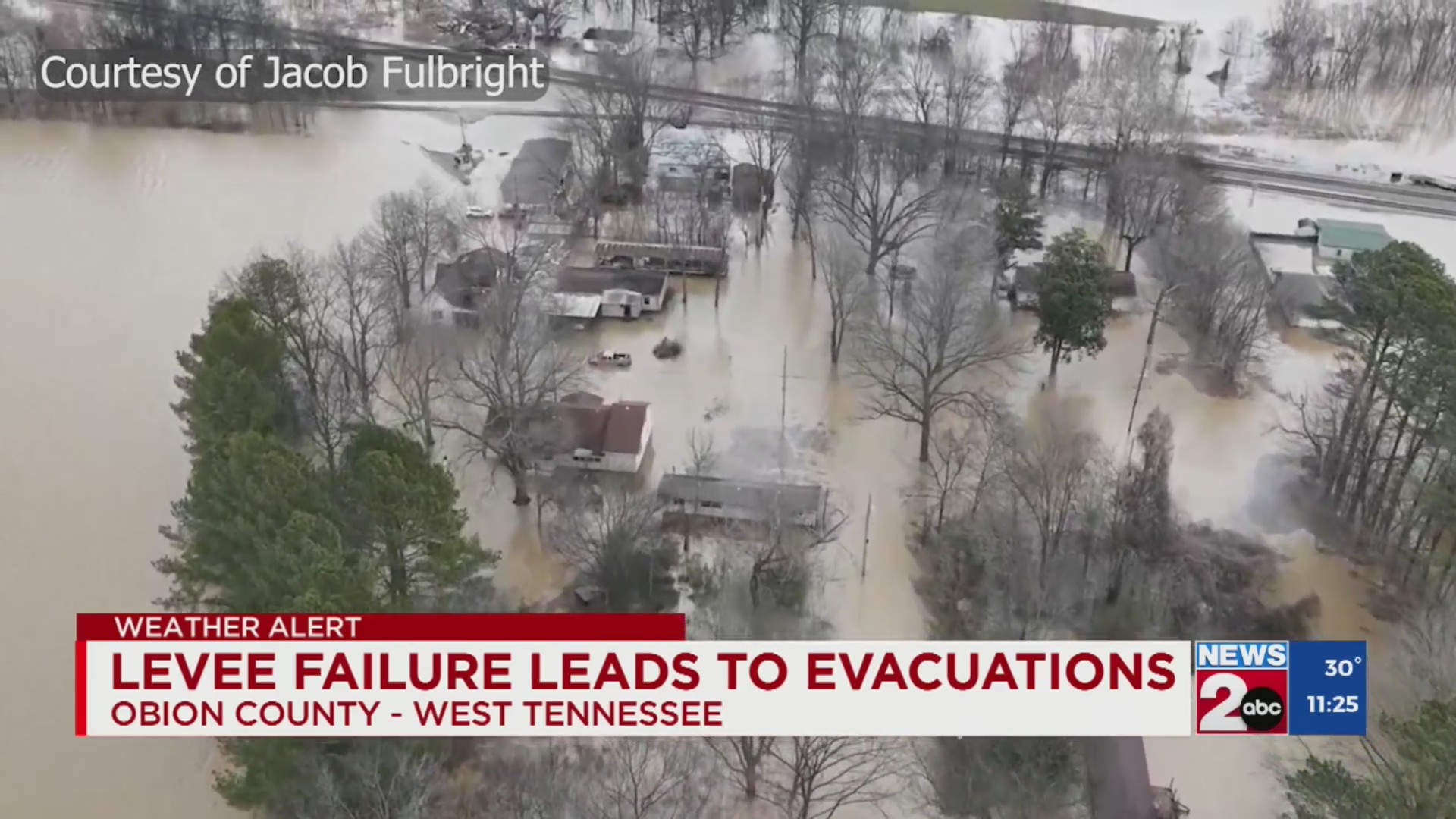 Levee failure leads to evacuations in West Tennessee – WKRN News 2