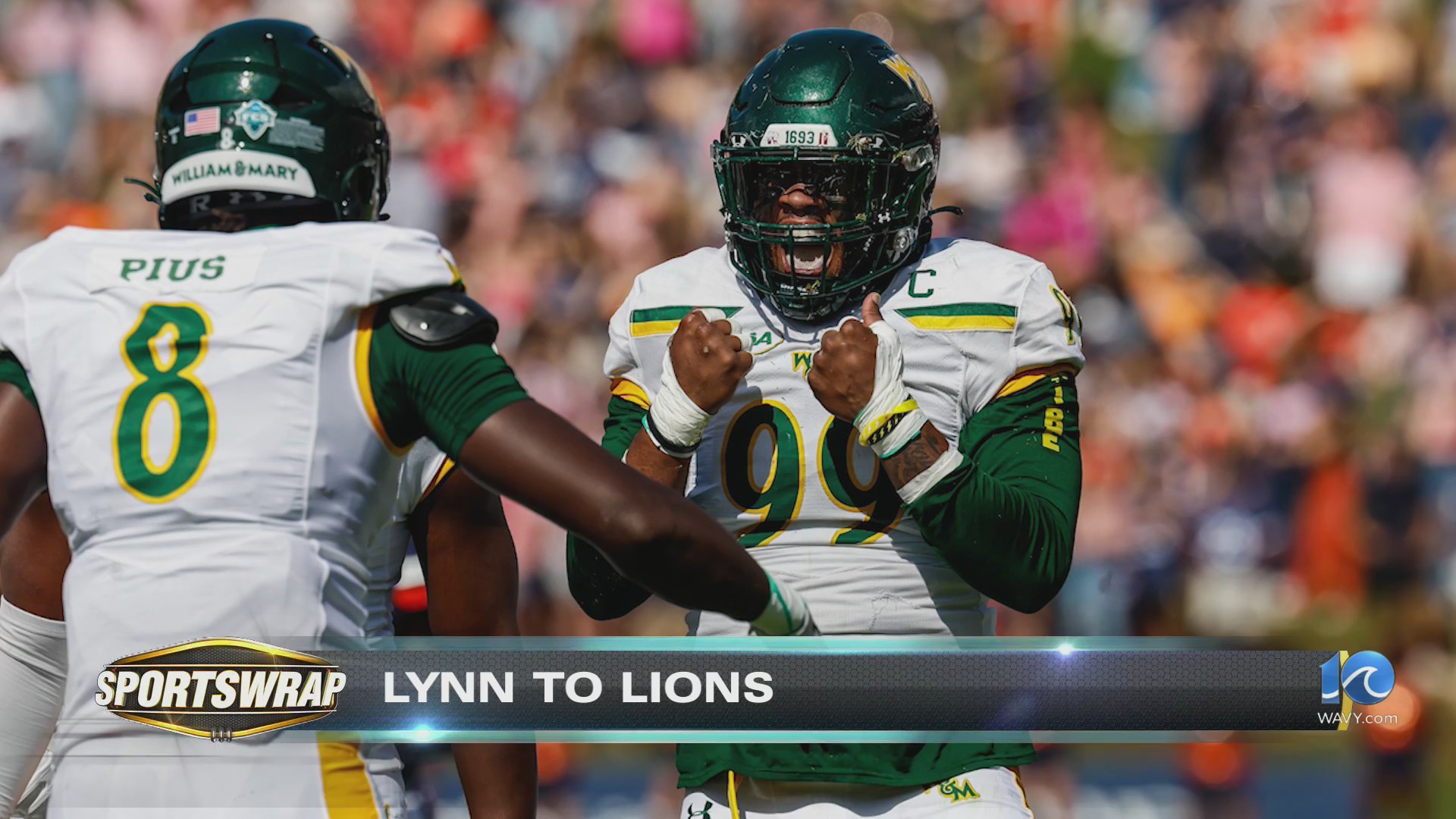 W&M Football’s Nate Lynn Signs with Detroit Lions – WAVY.com