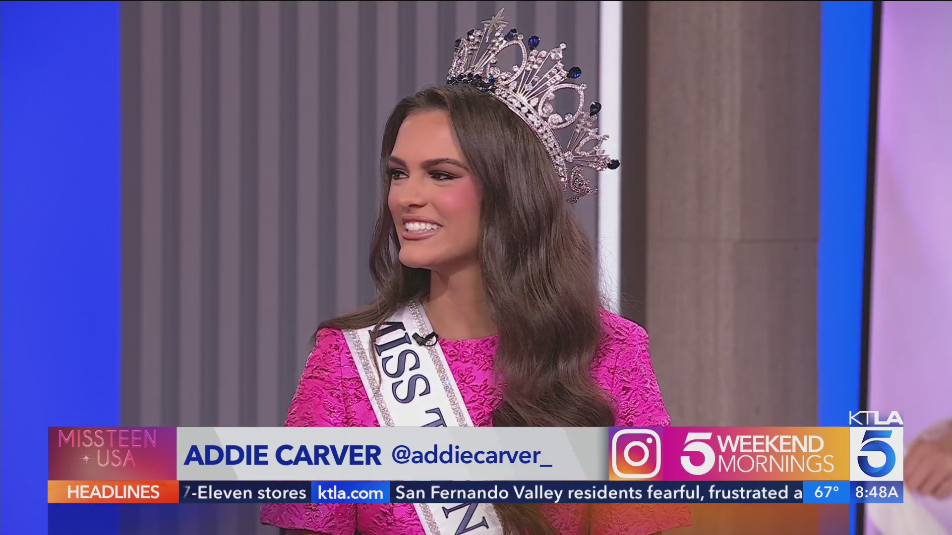 Miss Mississippi Addie Carver chats about her big win as Miss Teen USA ...