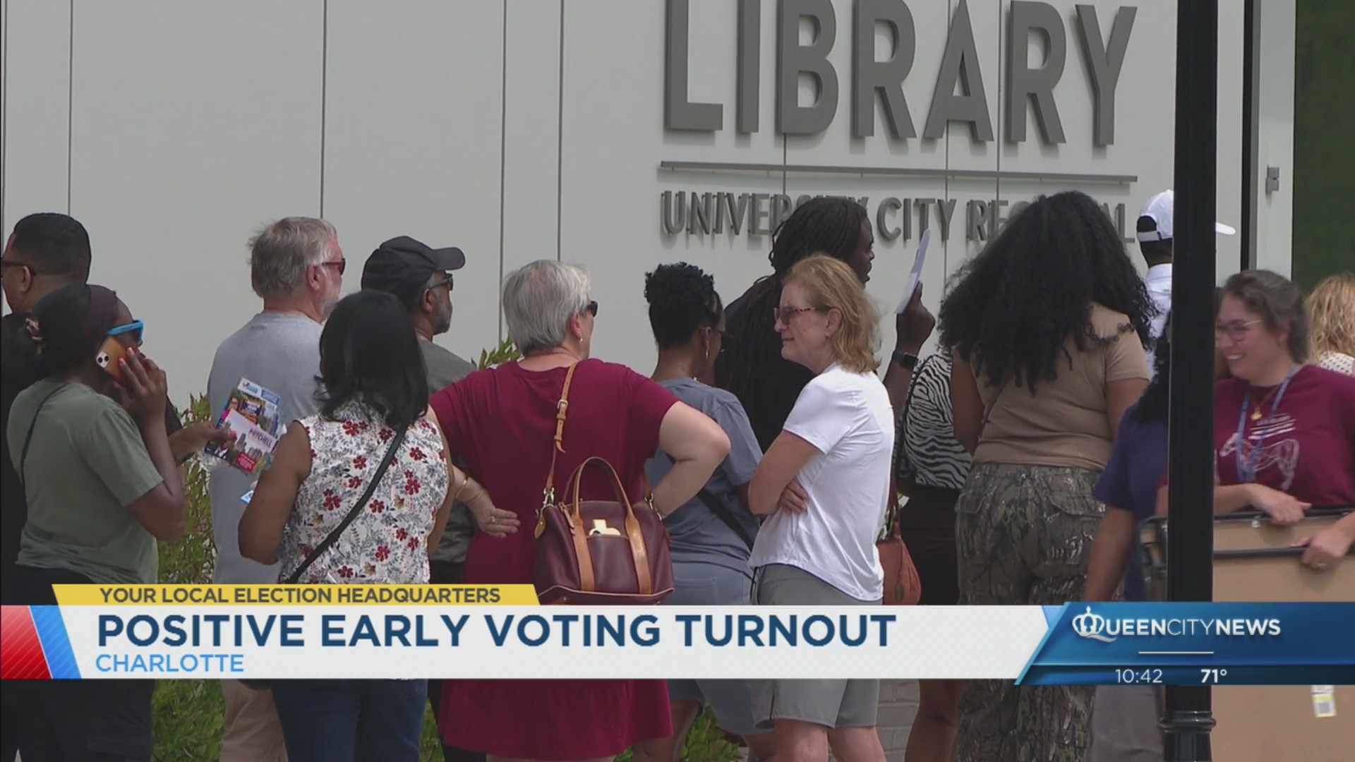 Election officials report positive voter turnout on last day of early ...