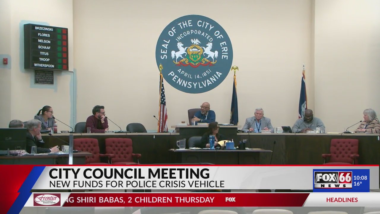 Erie City Council looking for new way to fund EPD crisis car – WJET ...