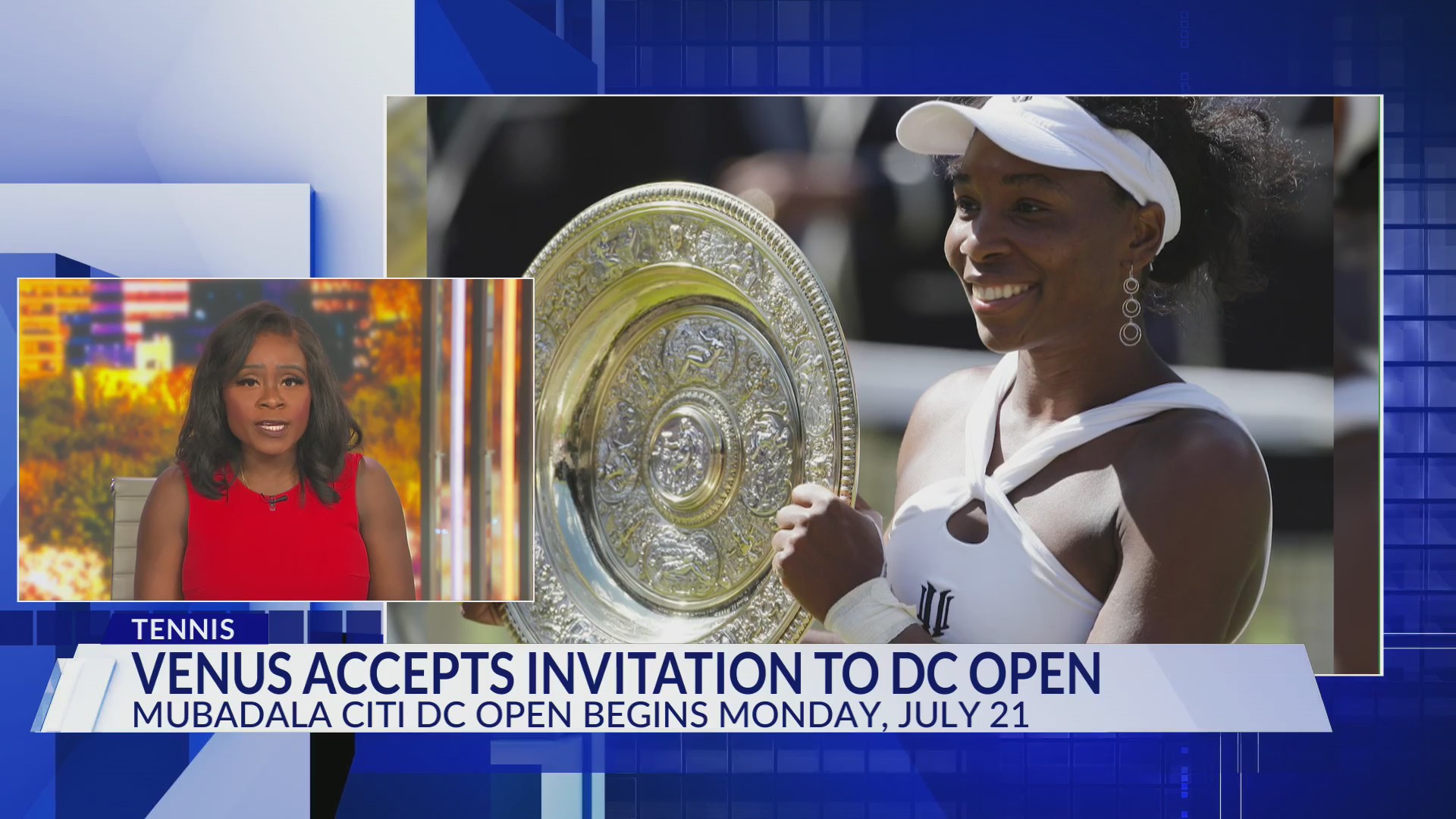 Venus Williams accepts invitation to DC Open – DC News Now | DC ...