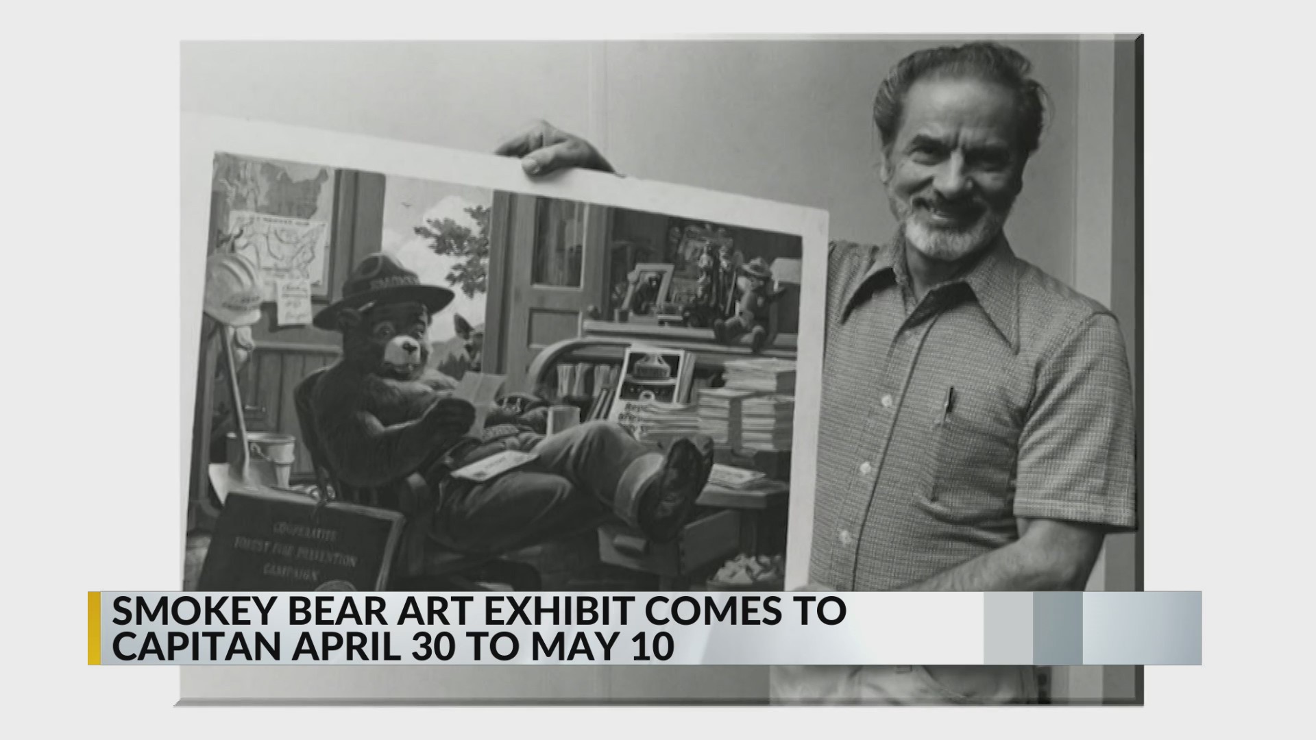 Iconic Smokey Bear artwork to be on display at Smokey Bear Historical ...