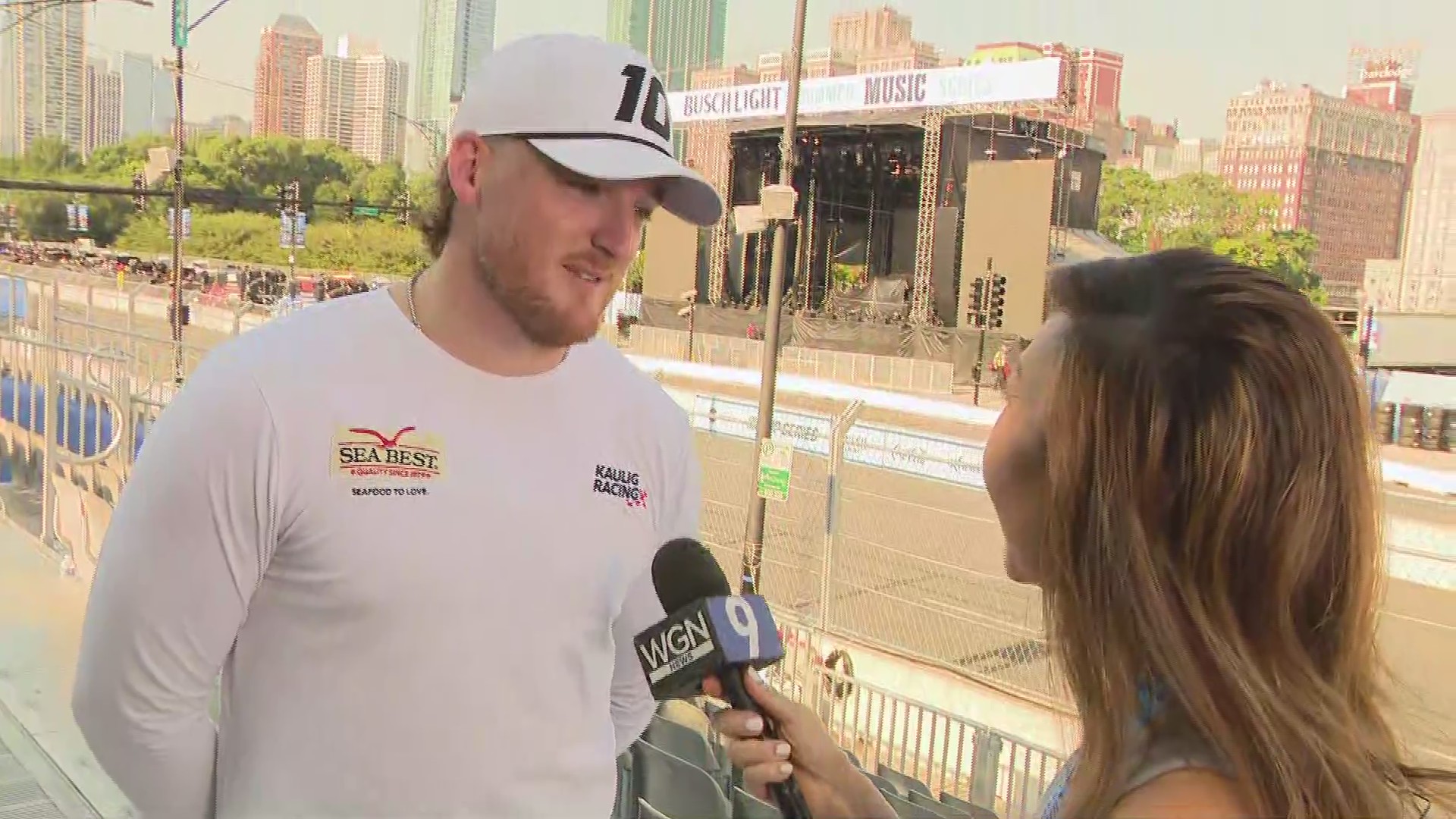 NASCAR Driver Ty Dillon discusses his experience during the first ...