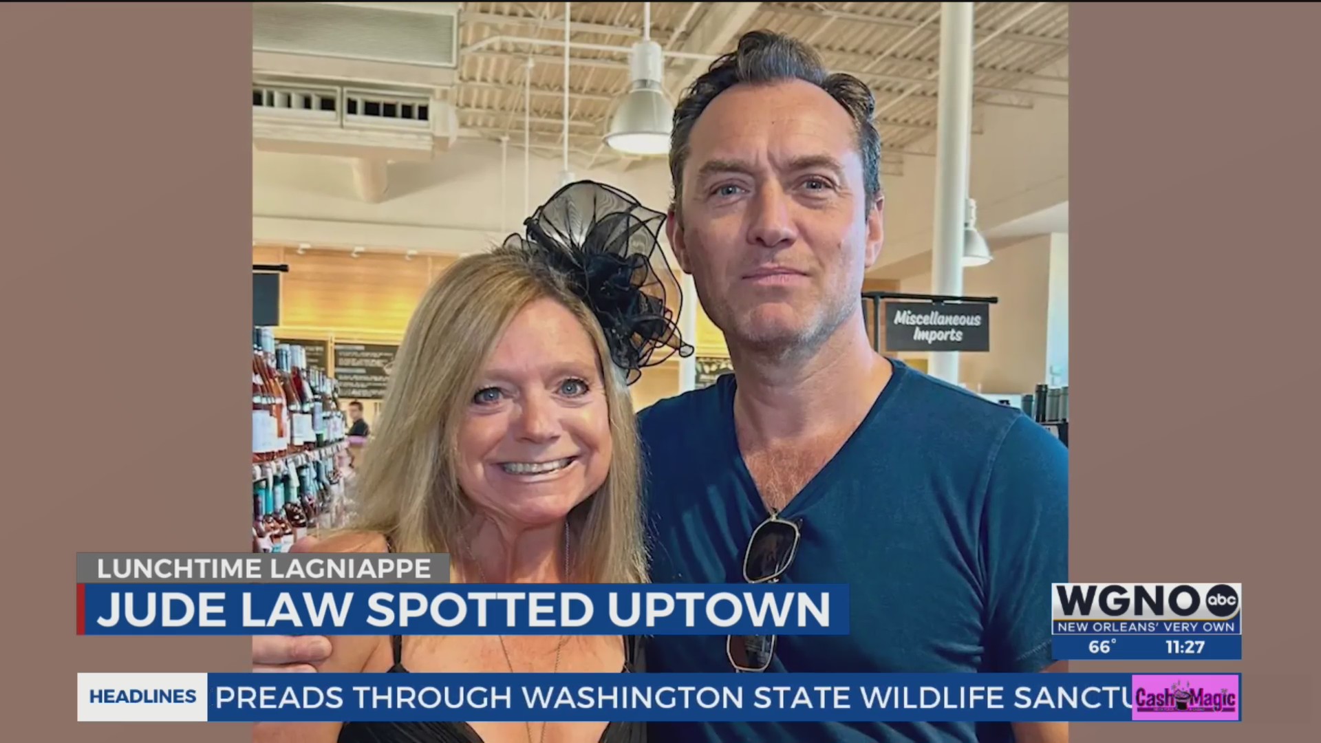Movie star Jude Law spotted at Martin’s Wine in New Orleans – Louisiana ...