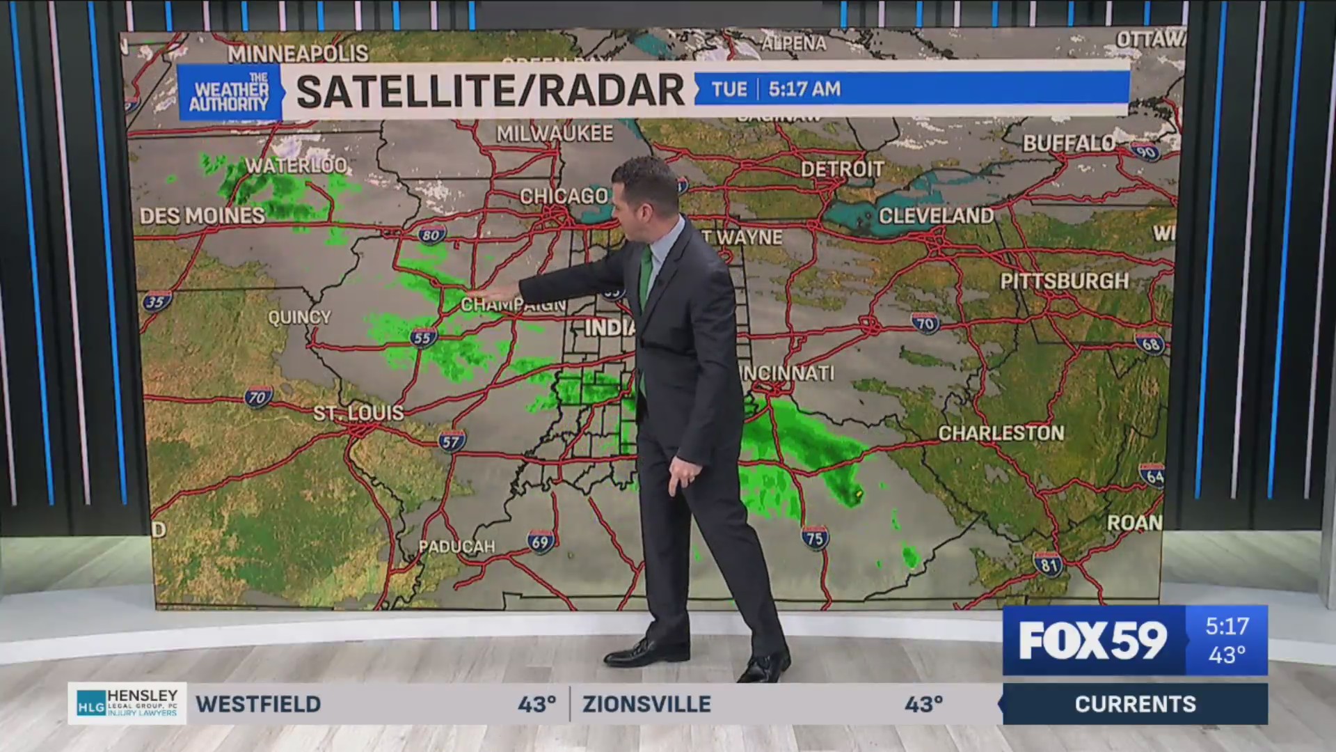 Weak rain chances while cool flow remains intact – Fox 59