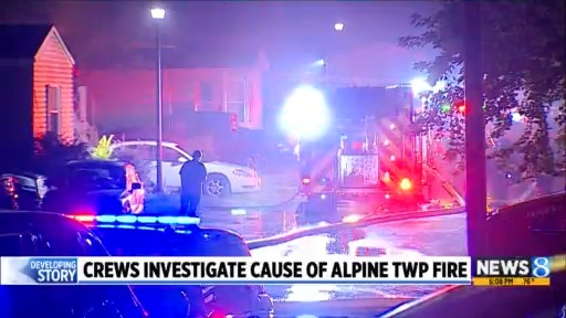 Man, 85, dies following fire in Alpine Township – WOODTV.com